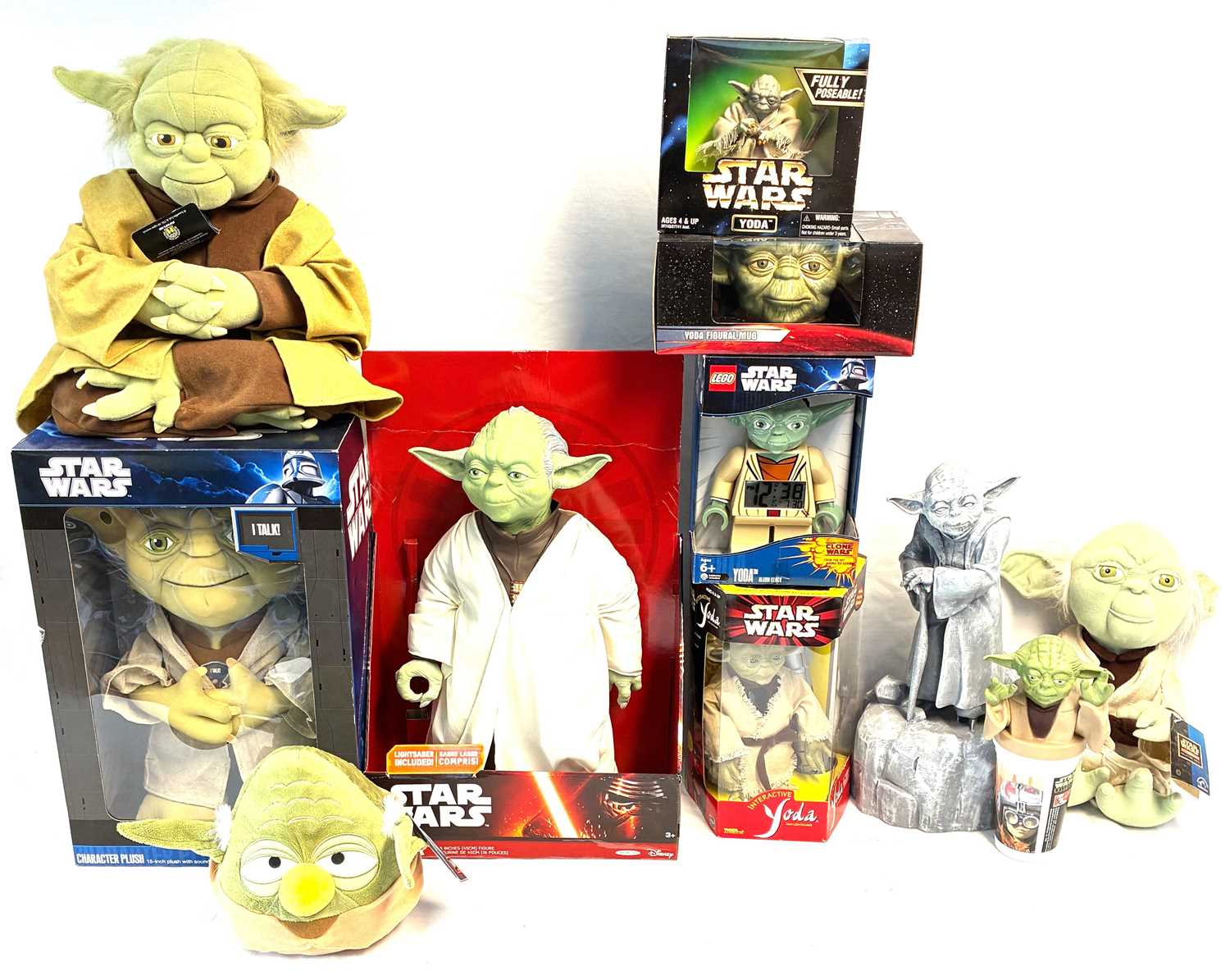 Lot 453 - Large selection of Star Wars modern Yoda