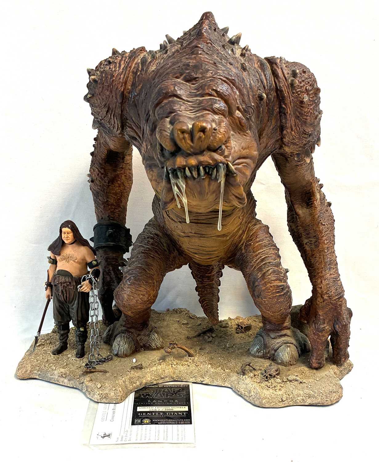 Lot 481 - Gentle Giant Star Wars Rancor Statue,