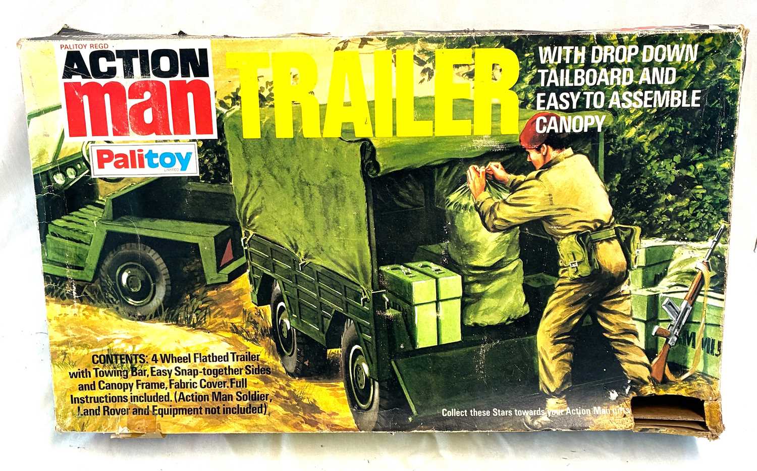 Lot 157 - Palitoy vintage Action Man Trailer (late