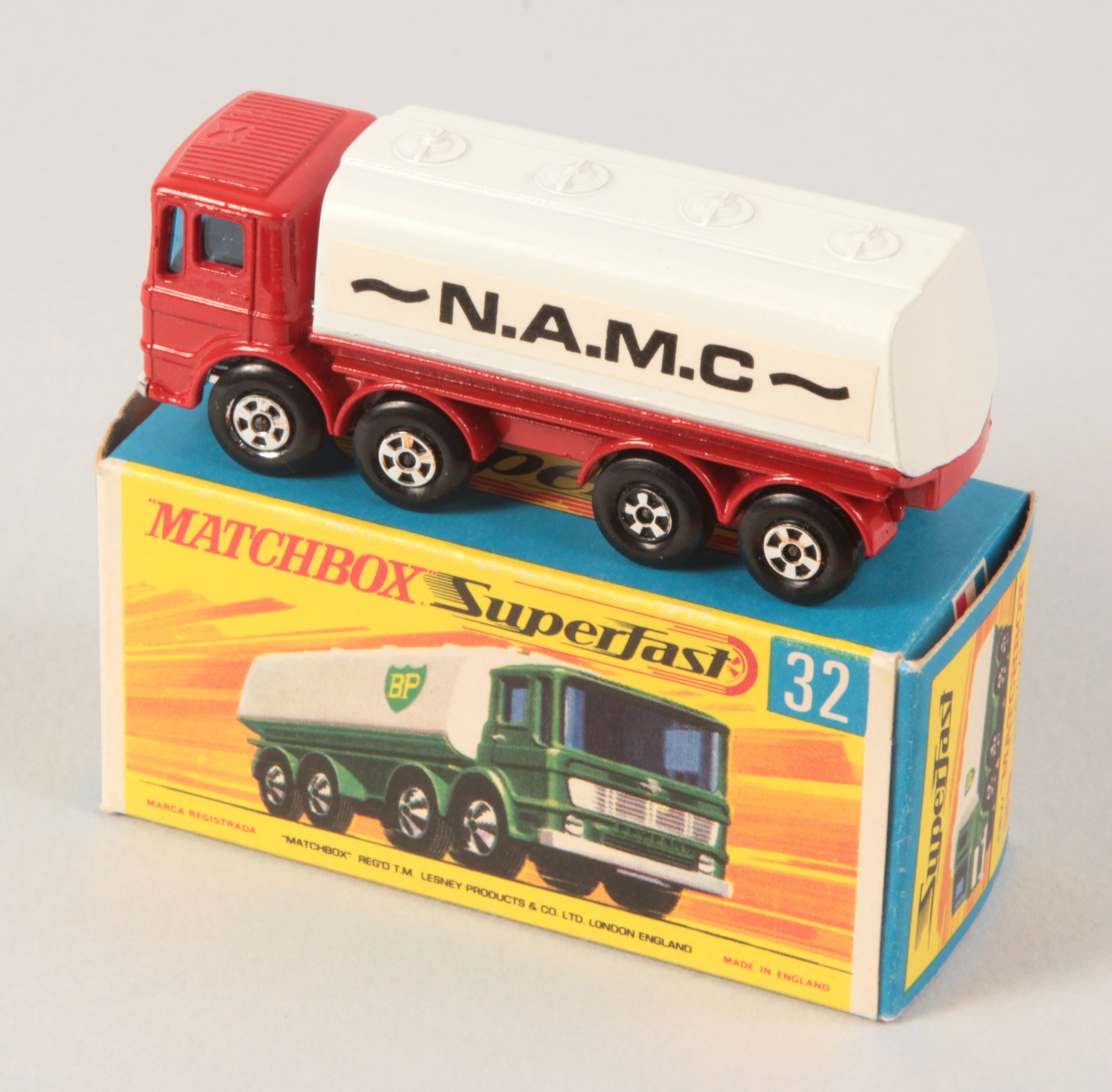Lot 160 - Matchbox Superfast 32a Leyland Tanker "N.A.M.