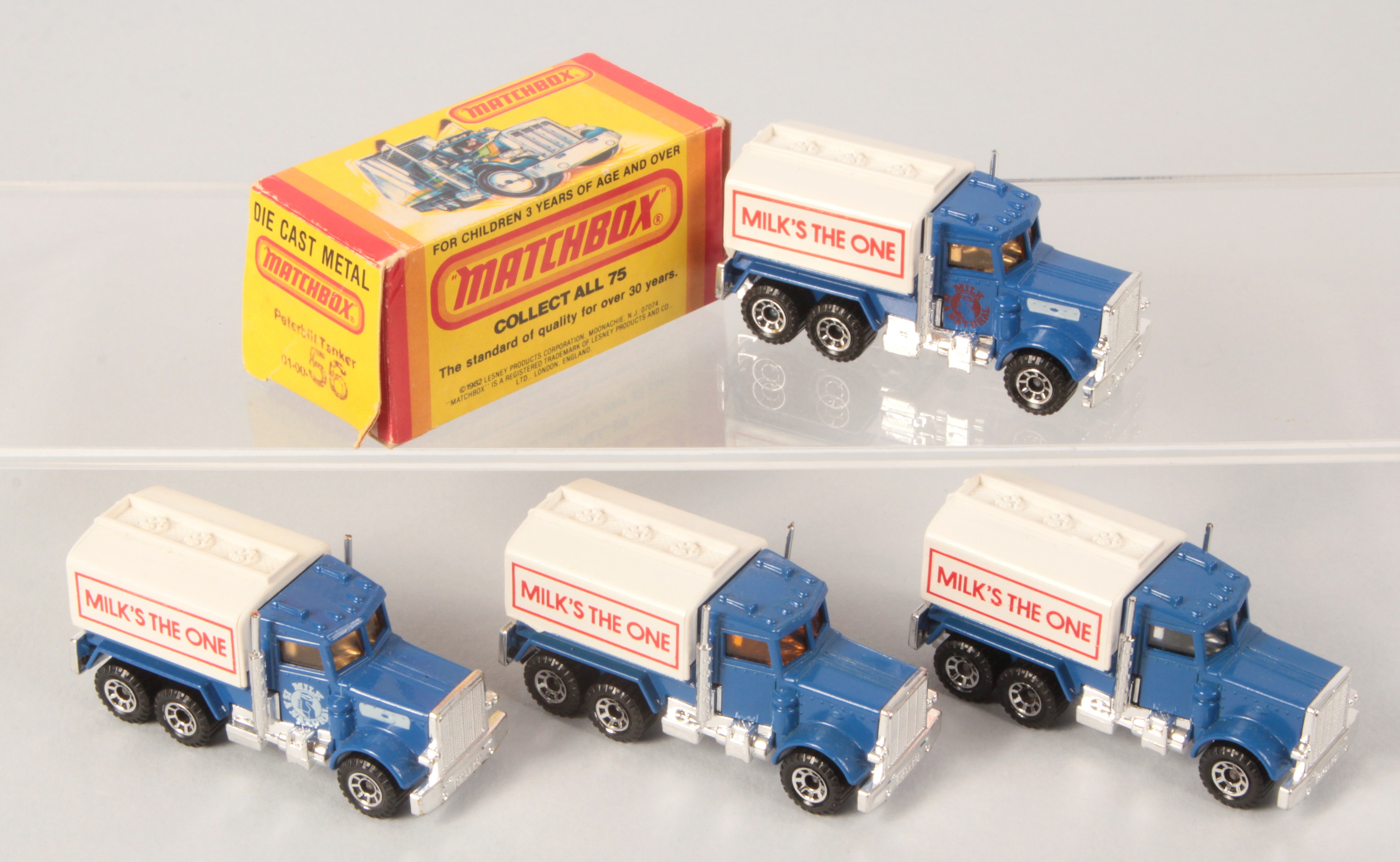 Lot 252 - Matchbox Superfast 3 x 56e Peterbilt Tanker