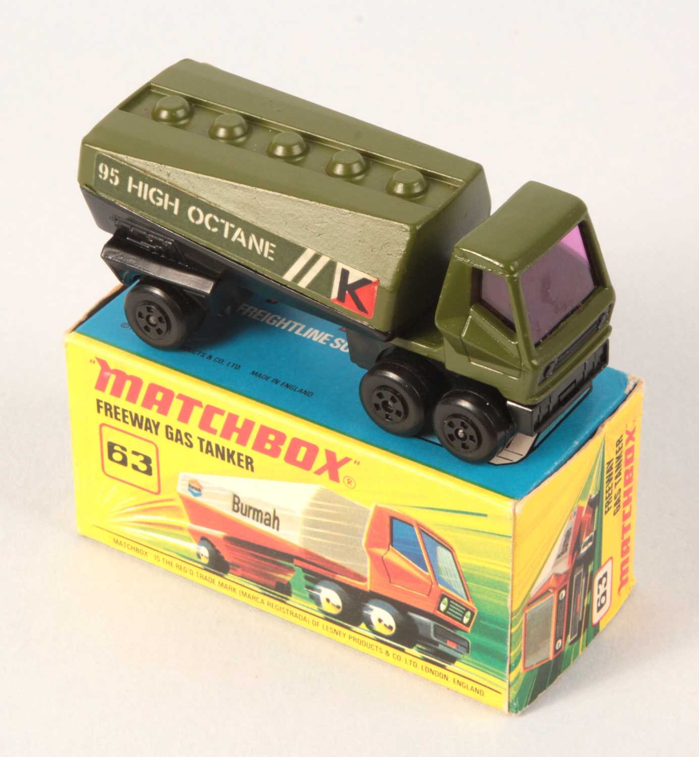 Lot 277 - Matchbox Superfast 63b Freeway Gas Tanker