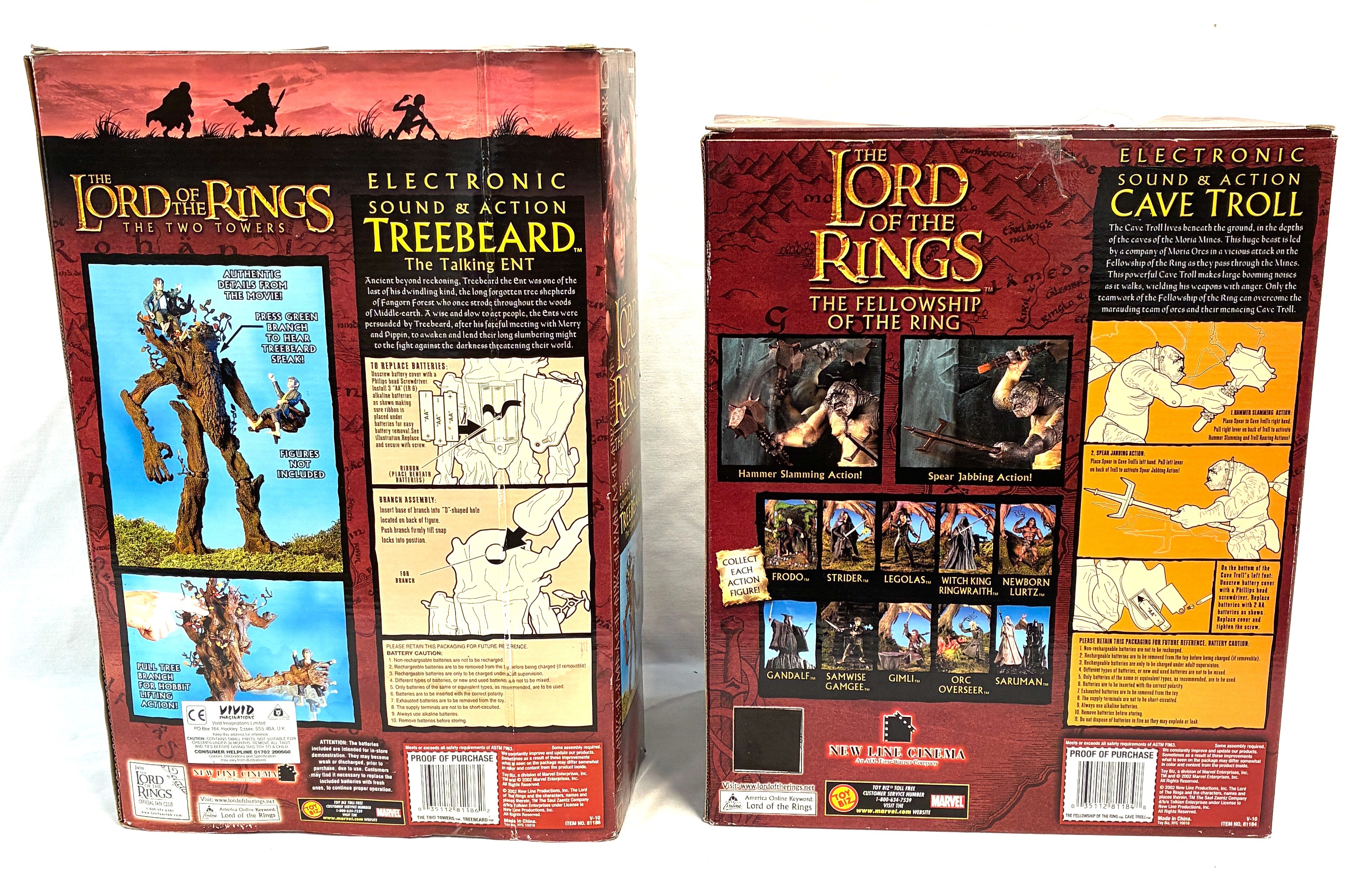 Lot 239 - Toy Biz Lord of the Rings Cave Troll and