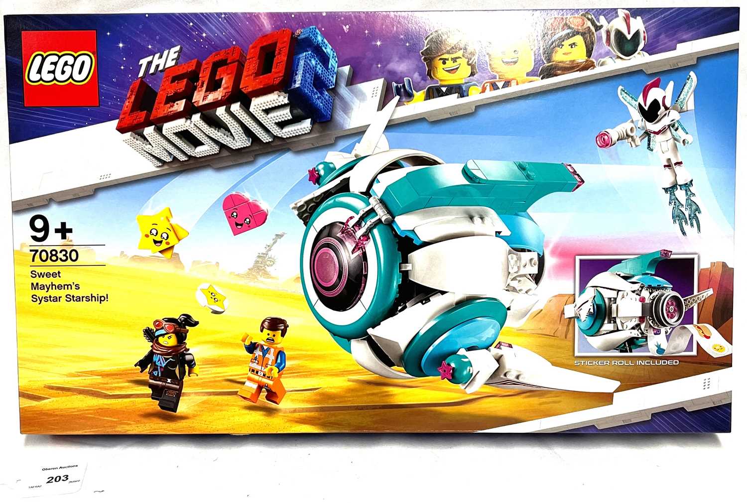 Lot 203 - Lego The Movie Sets x3