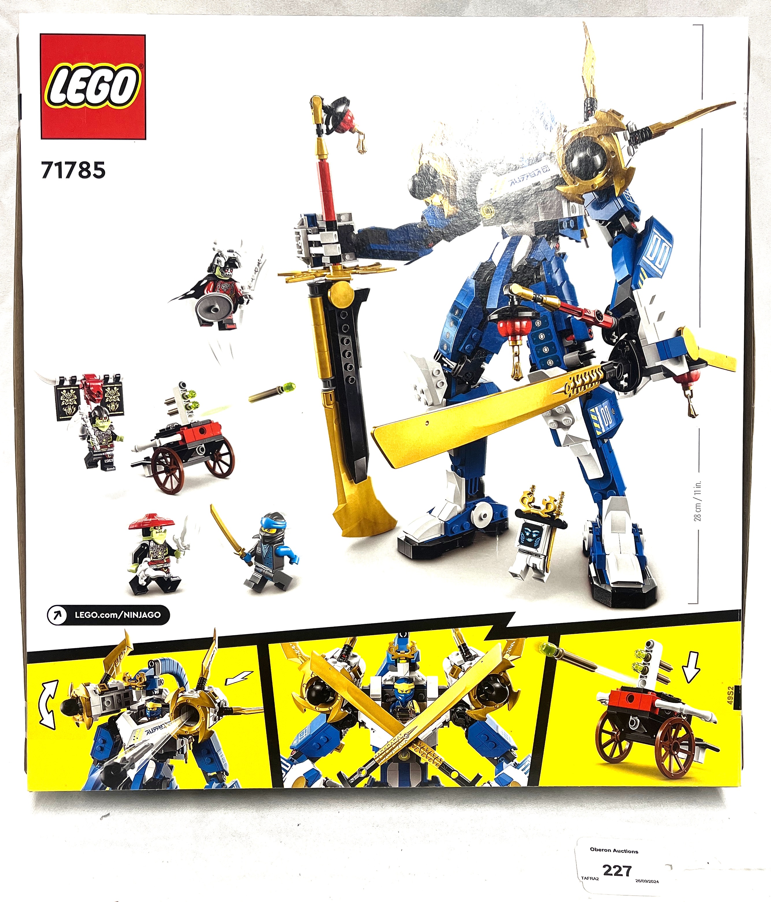 Lot 227 - Lego Ninjago Set number 71785 Jay's Titan