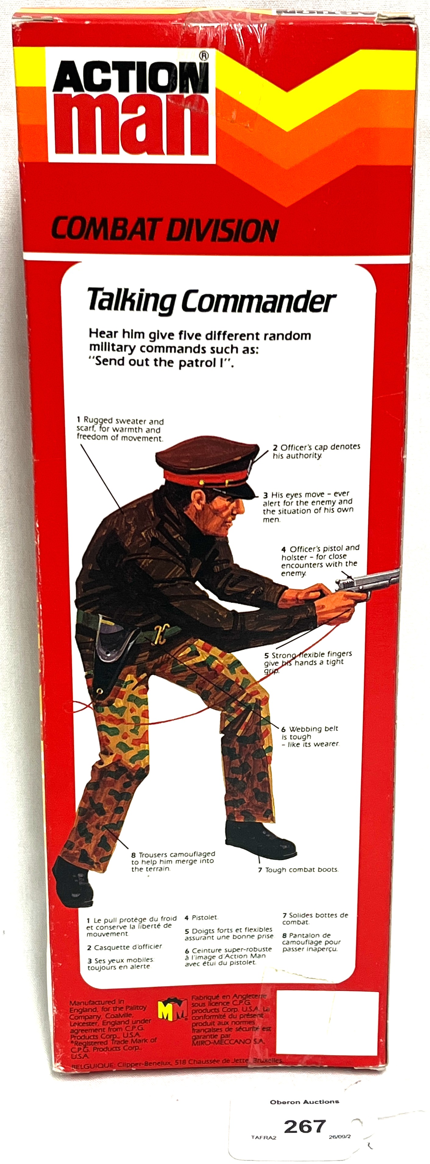 Lot 267 - Palitoy vintage Action Man Talking Commander