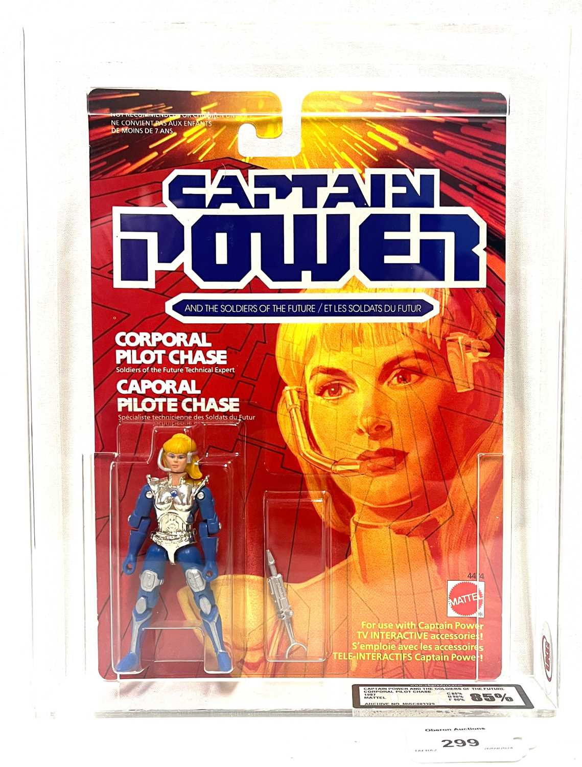 Lot 299 - Mattel Captain Power vintage Corporal Pilot