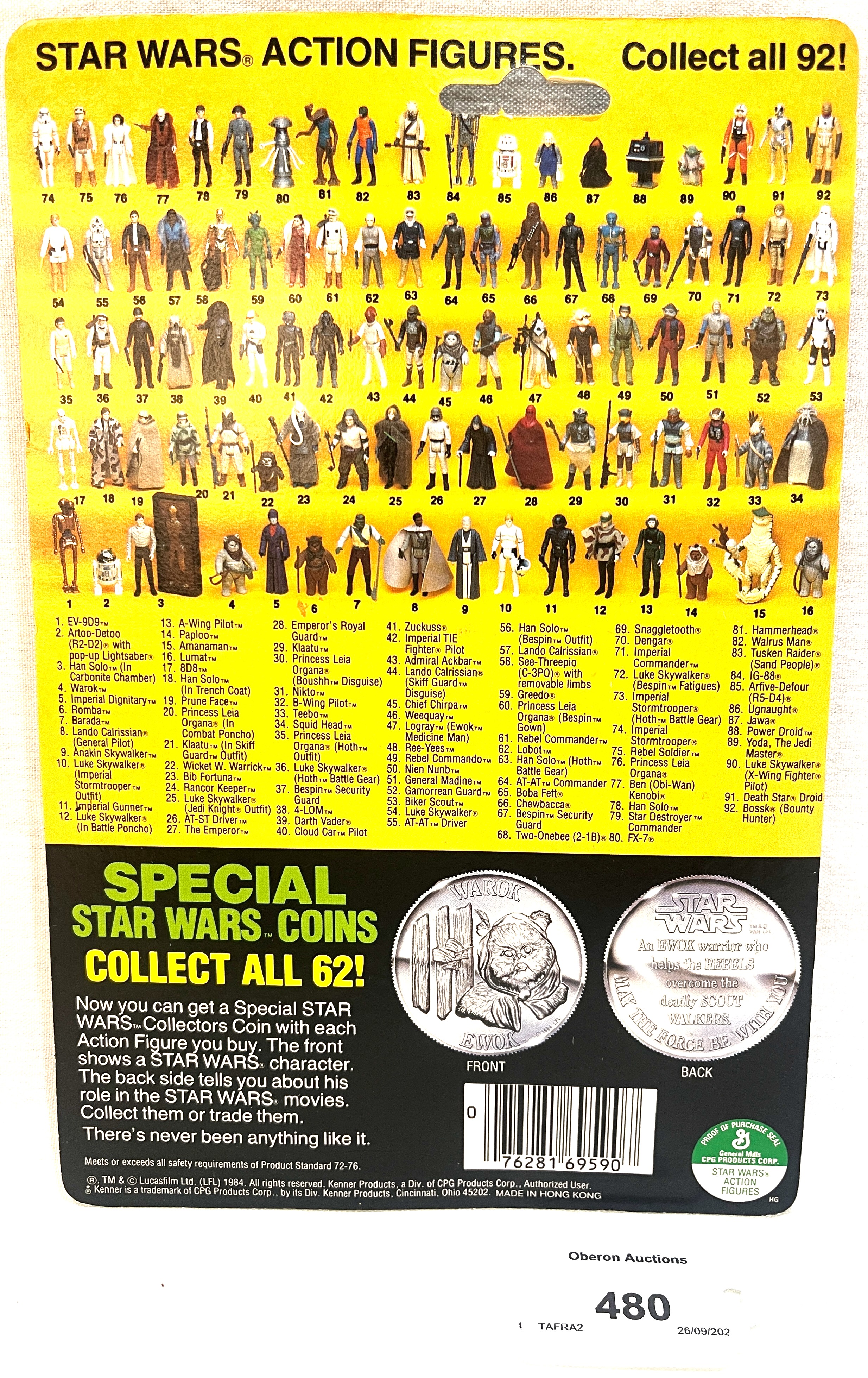 Lot 480 - Kenner Star Wars vintage The Power of the