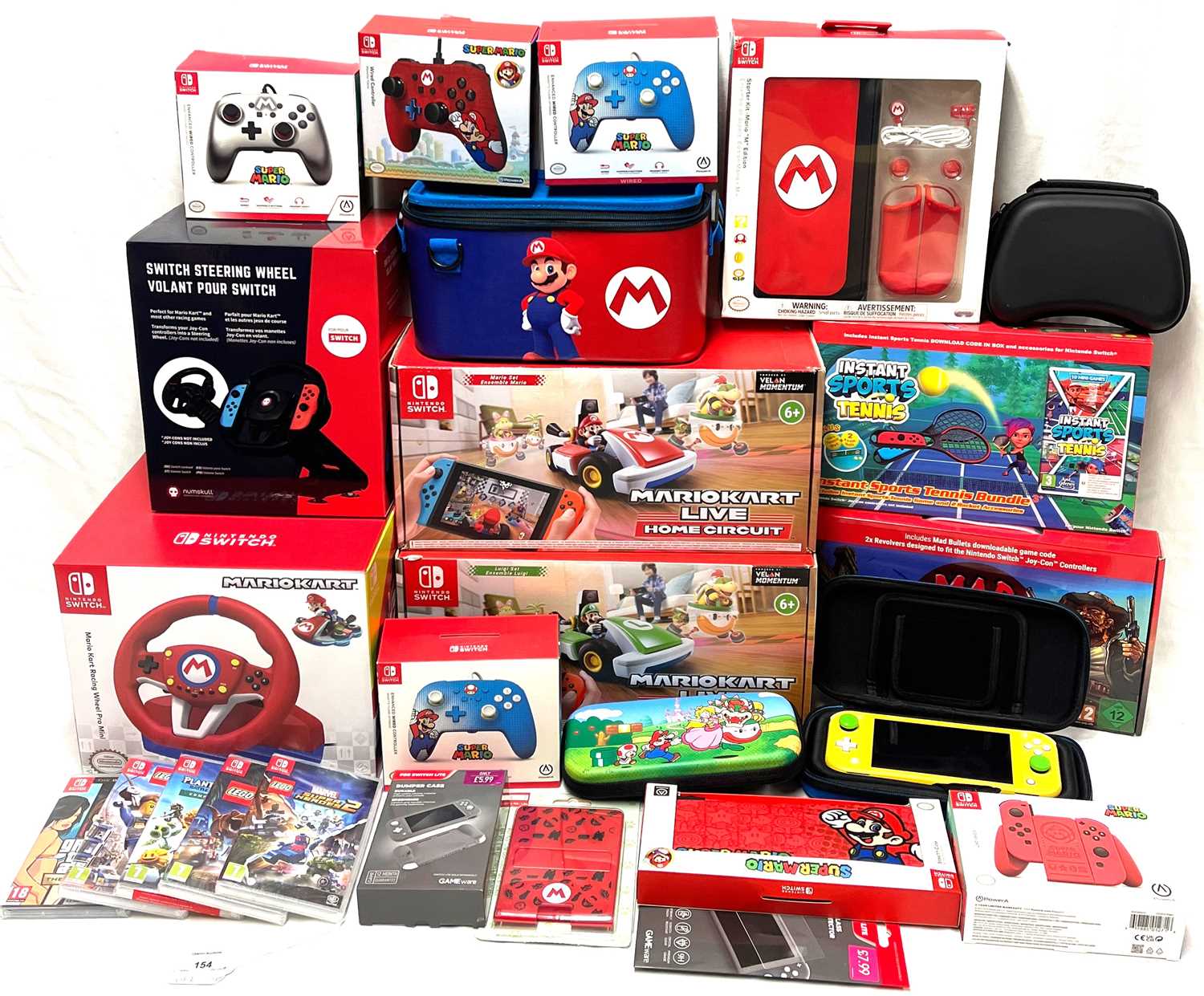 Lot 154 - Mario Themed Nintendo Switch Console,