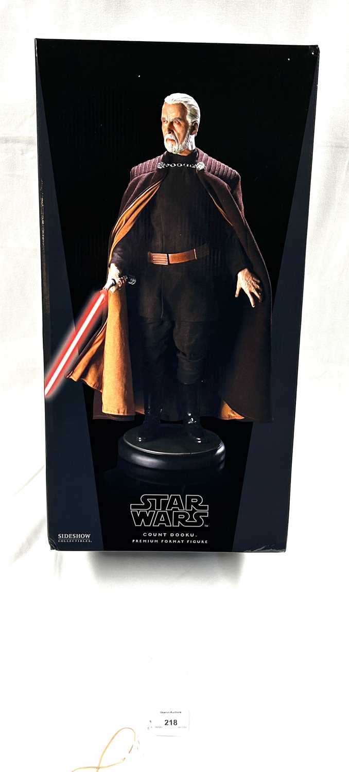 Lot 218 - Sideshow Star Wars Count Dooku Premium