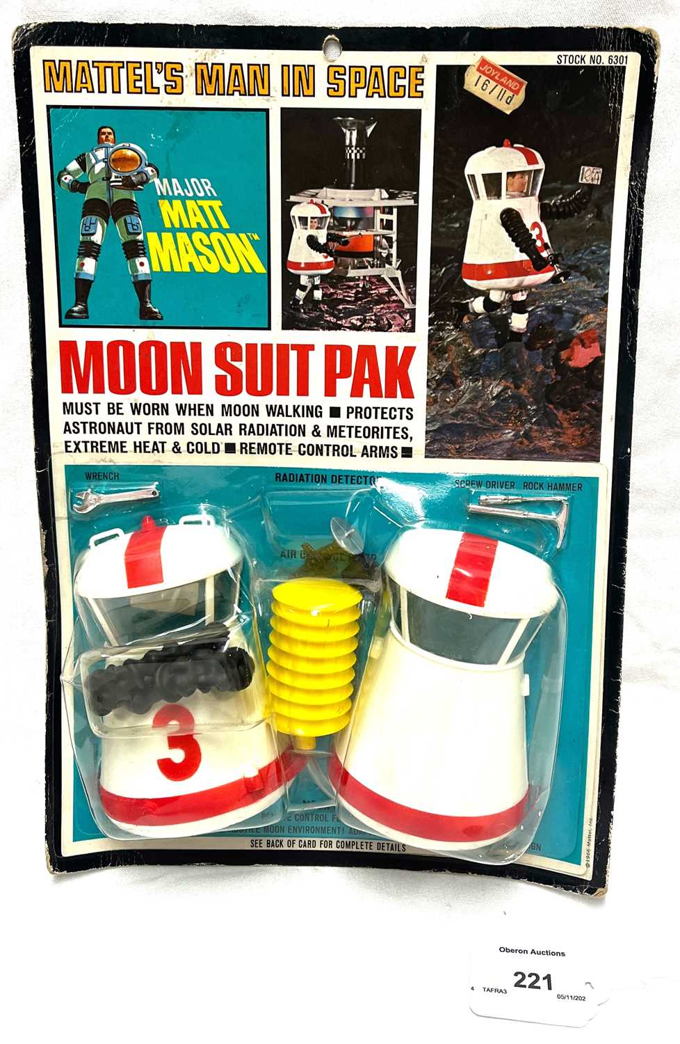 Lot 221 - Mattel vintage 1966 Major Matt Mason Moon