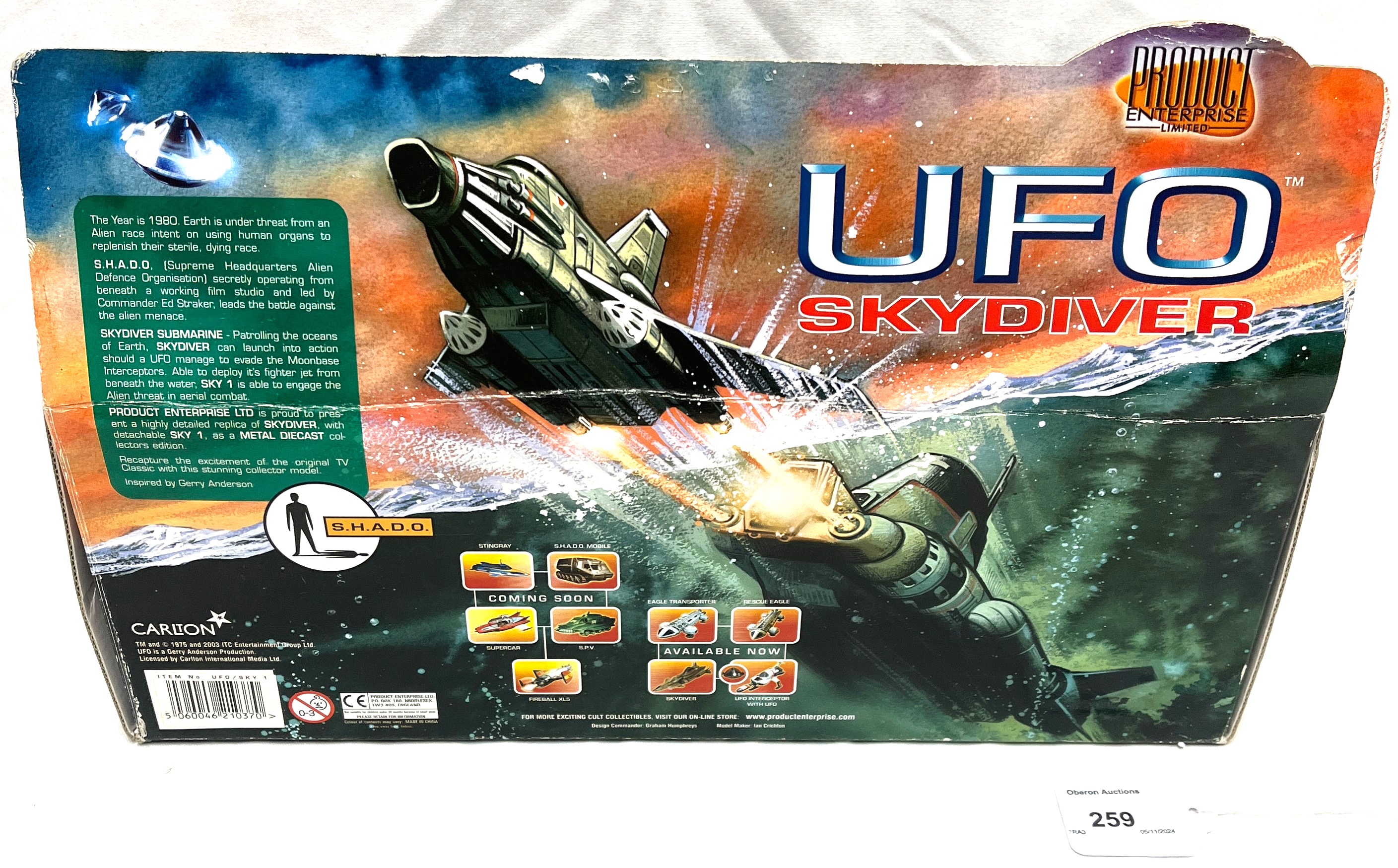 Lot 259 - Product Enterprise Gerry Anderson UFO
