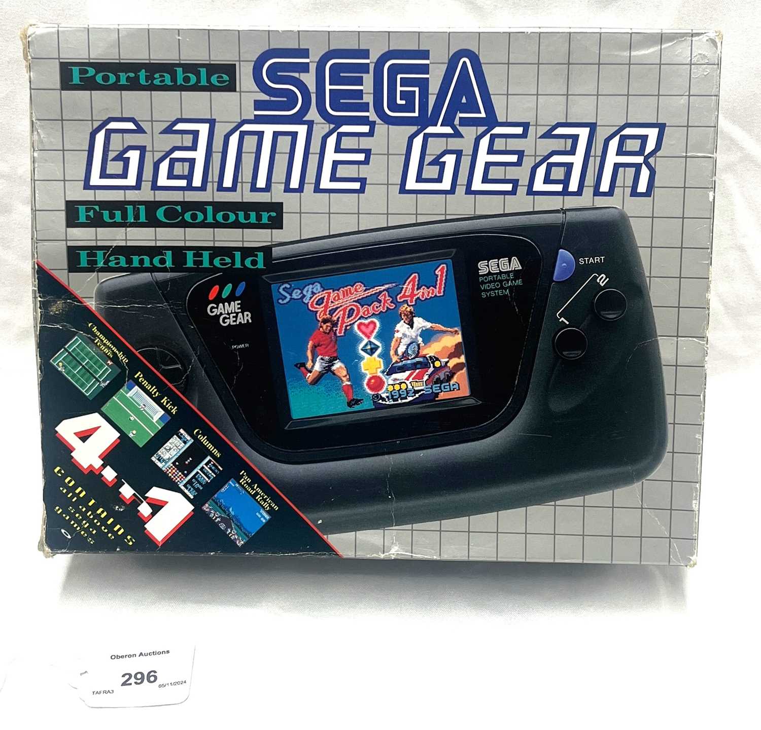 Lot 296 - Portable Sega Game Gear