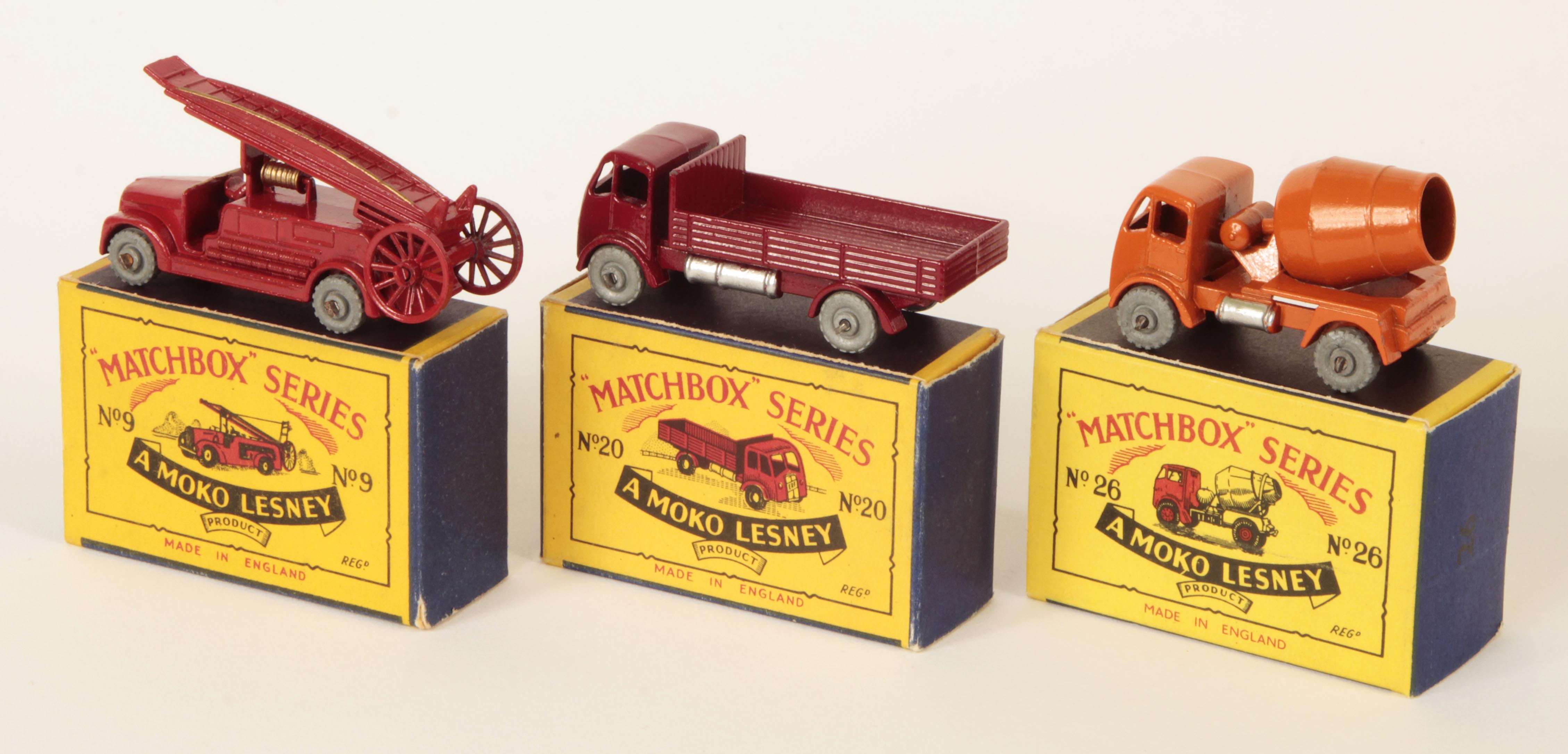 Lot 78 - Matchbox Regular Wheels Group of 1950's Issue