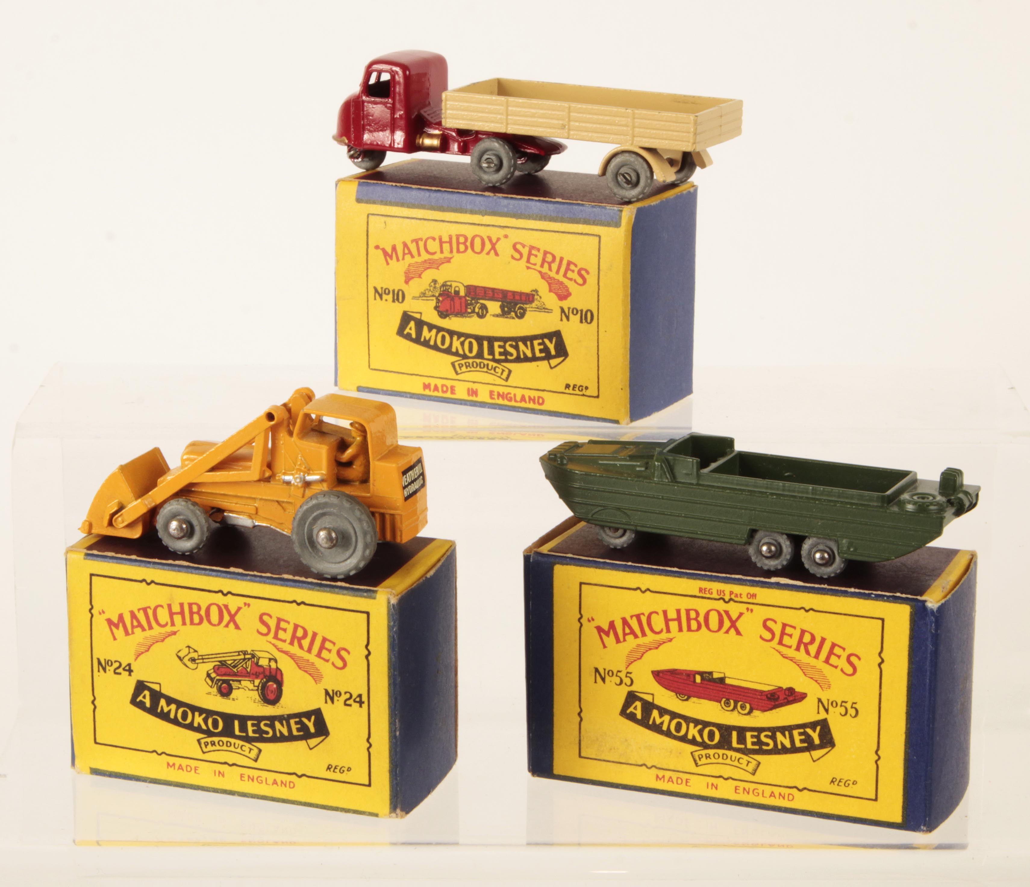 Lot 79 - Matchbox Regular Wheels Group of 1950's Issue