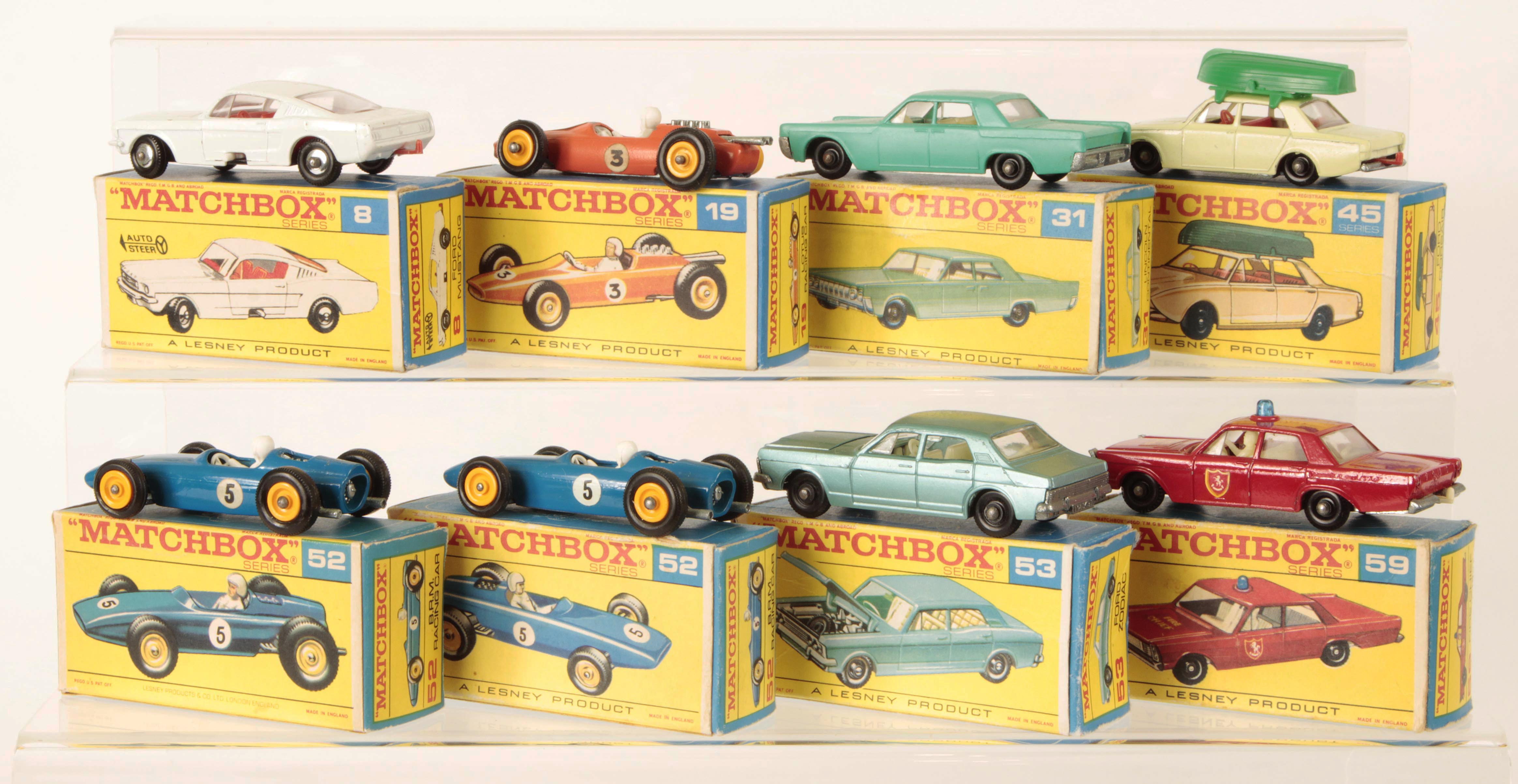 Lot 123 - Matchbox Regular Wheels Group of Late 1960's
