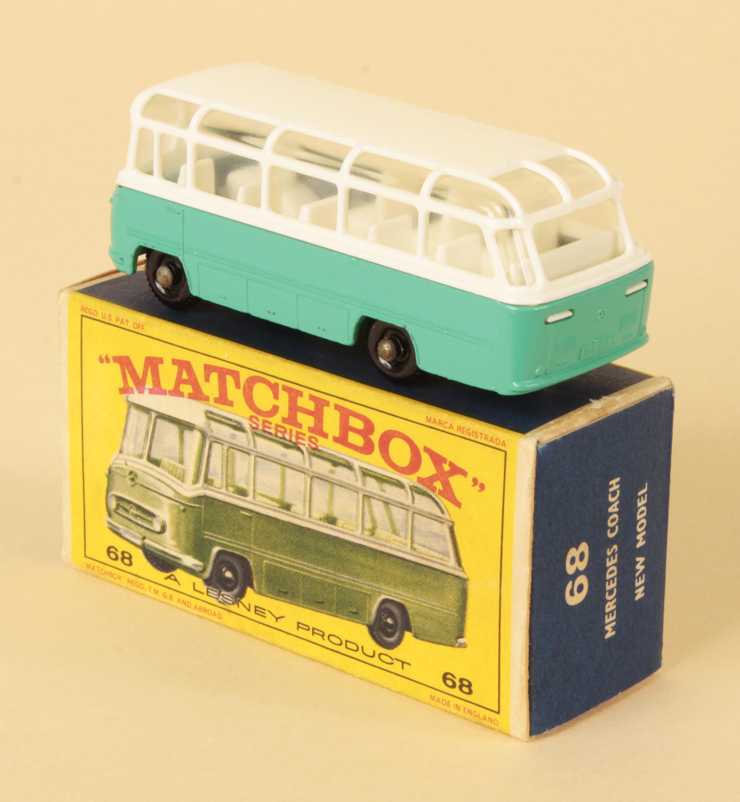 Lot 161 - Matchbox Regular Wheels 68b Mercedes Coach