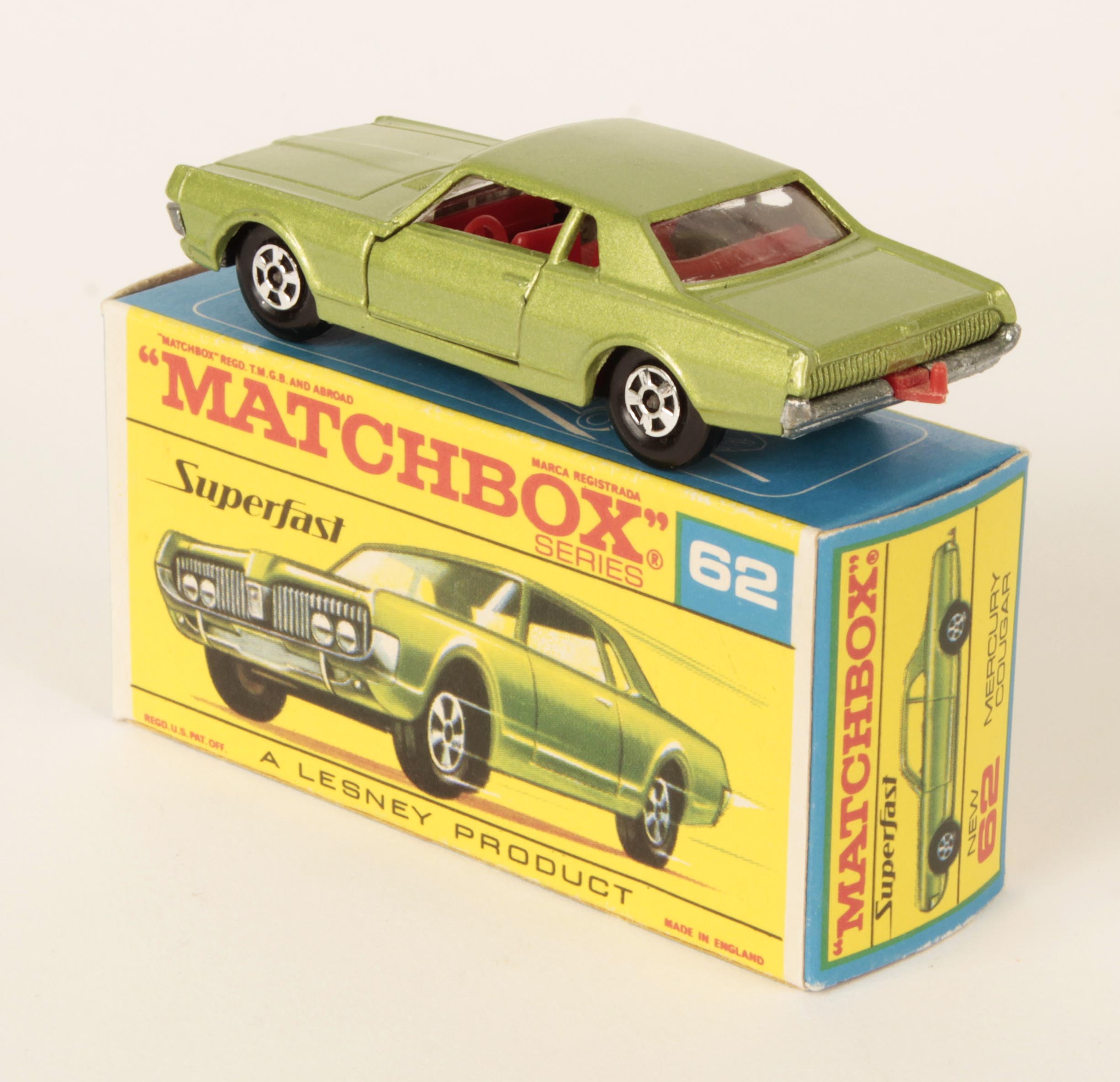 Lot 183 - Matchbox Superfast 62a Mercury Cougar IN