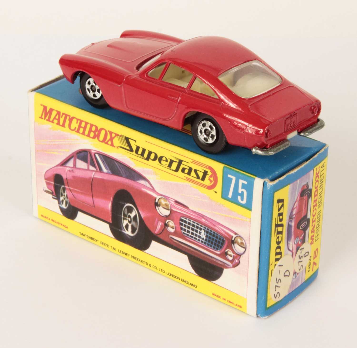 Lot 260 - Matchbox Superfast 75a Ferrari Berlinetta.