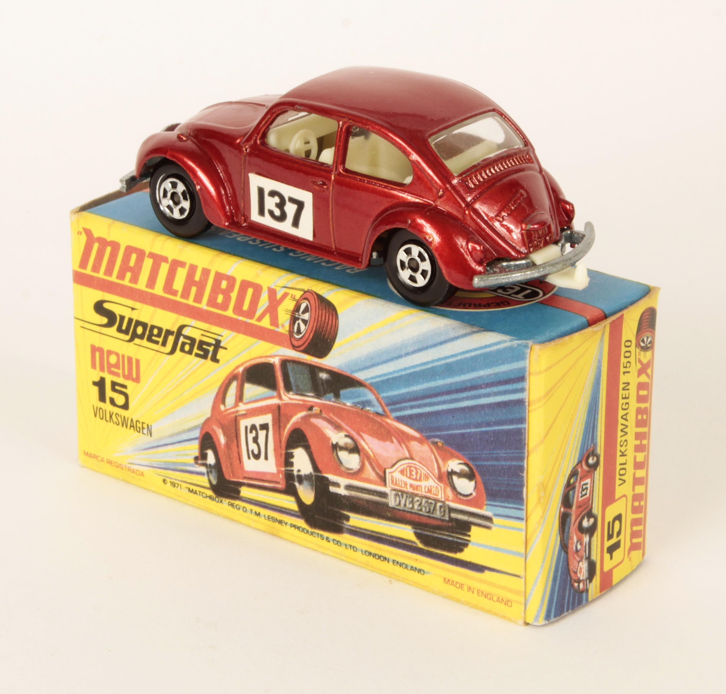 Lot 263 - Matchbox Superfast 15a Volkswagen Beetle