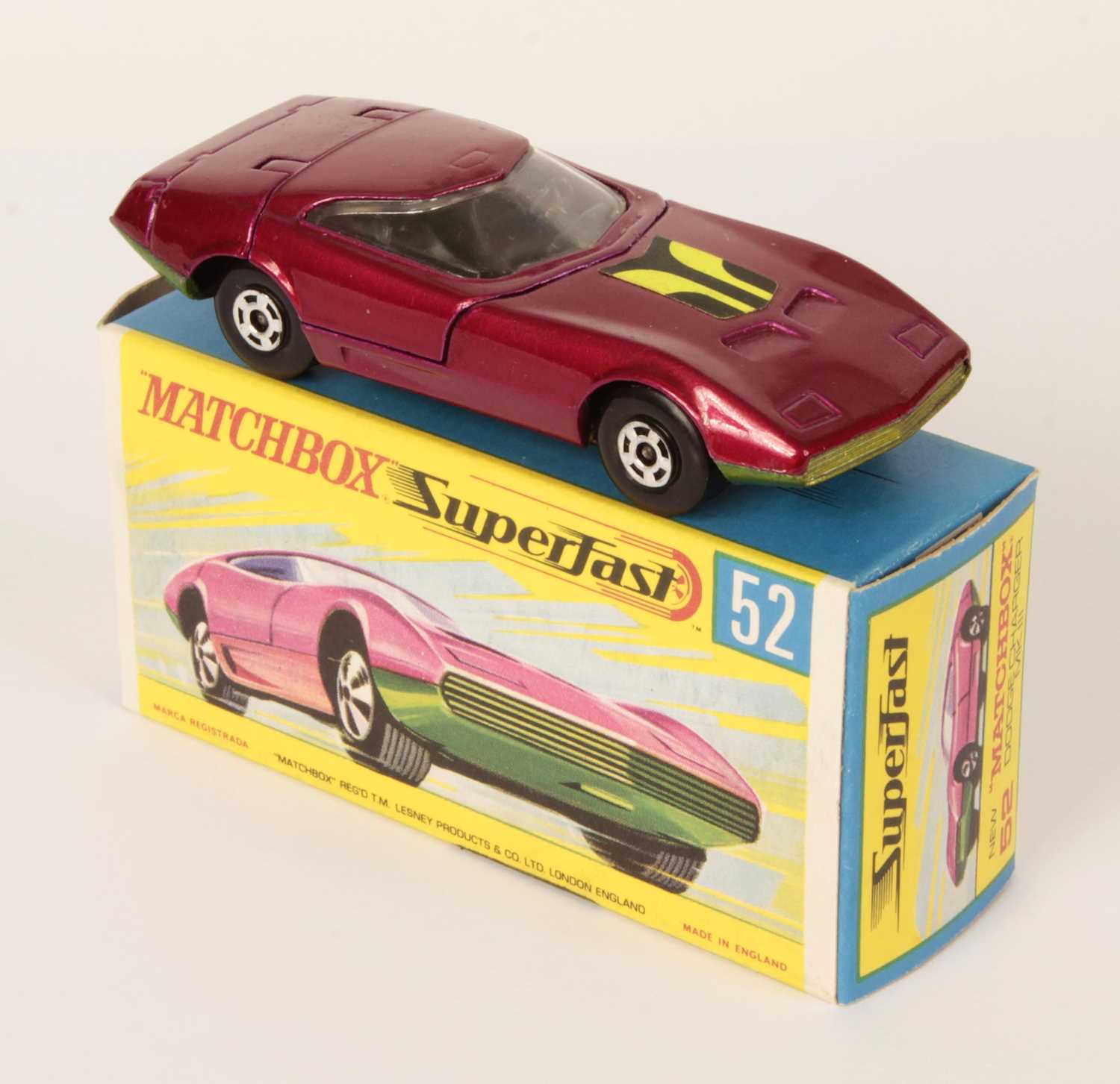Lot 266 - Matchbox Superfast 52a Dodge Charger Mk III
