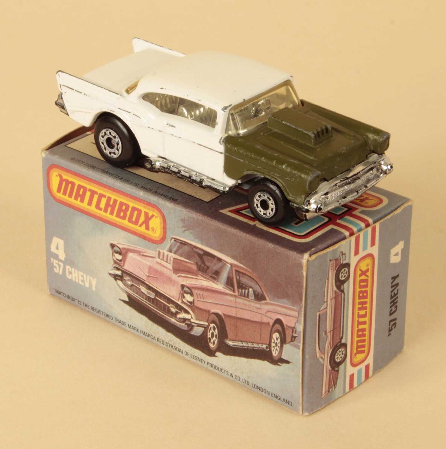 Lot 363 - Matchbox Superfast 4d '57 Chevy FACTORY
