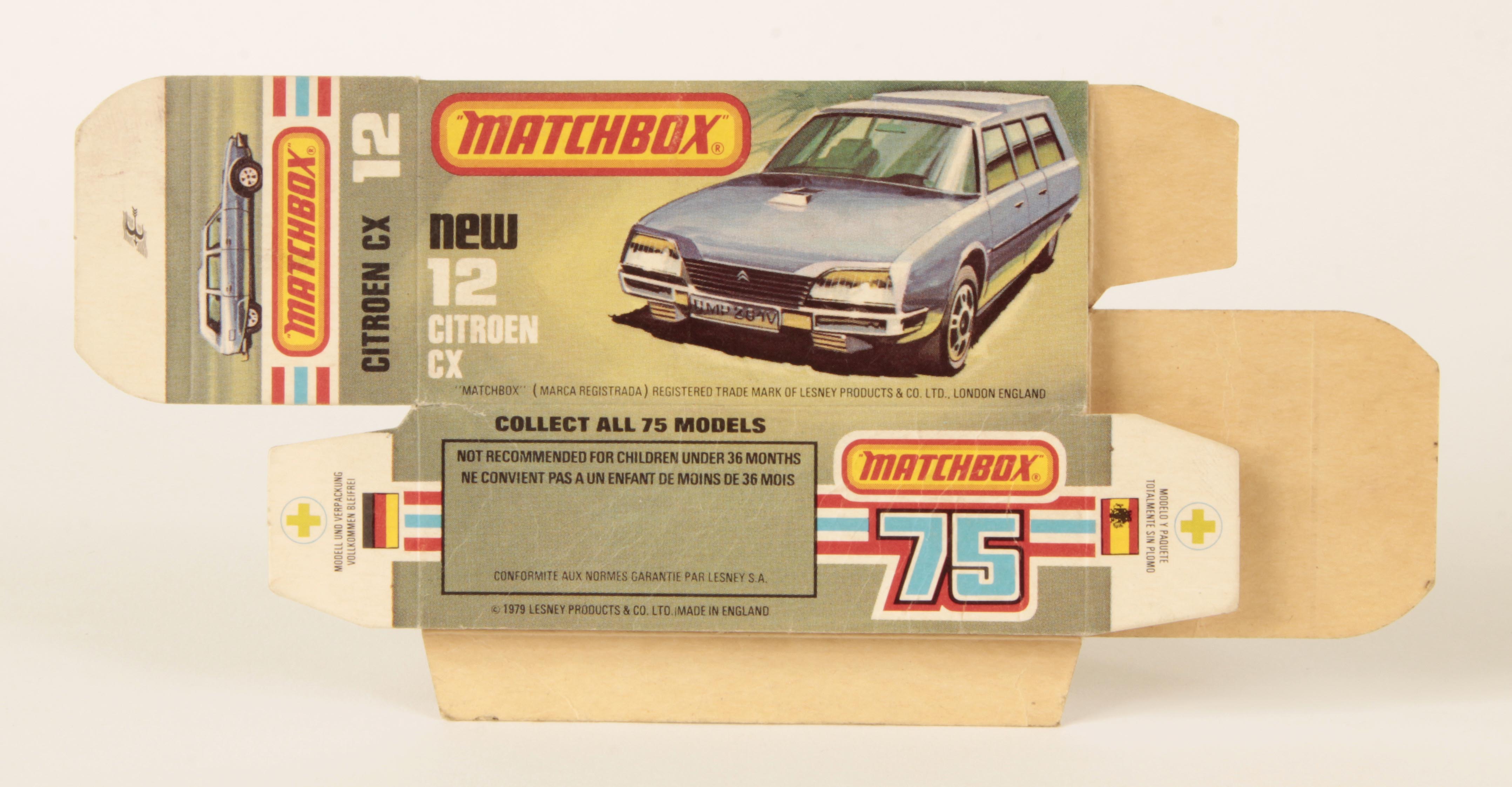 Lot 374 - Matchbox Superfast Bowater's Printers Proof