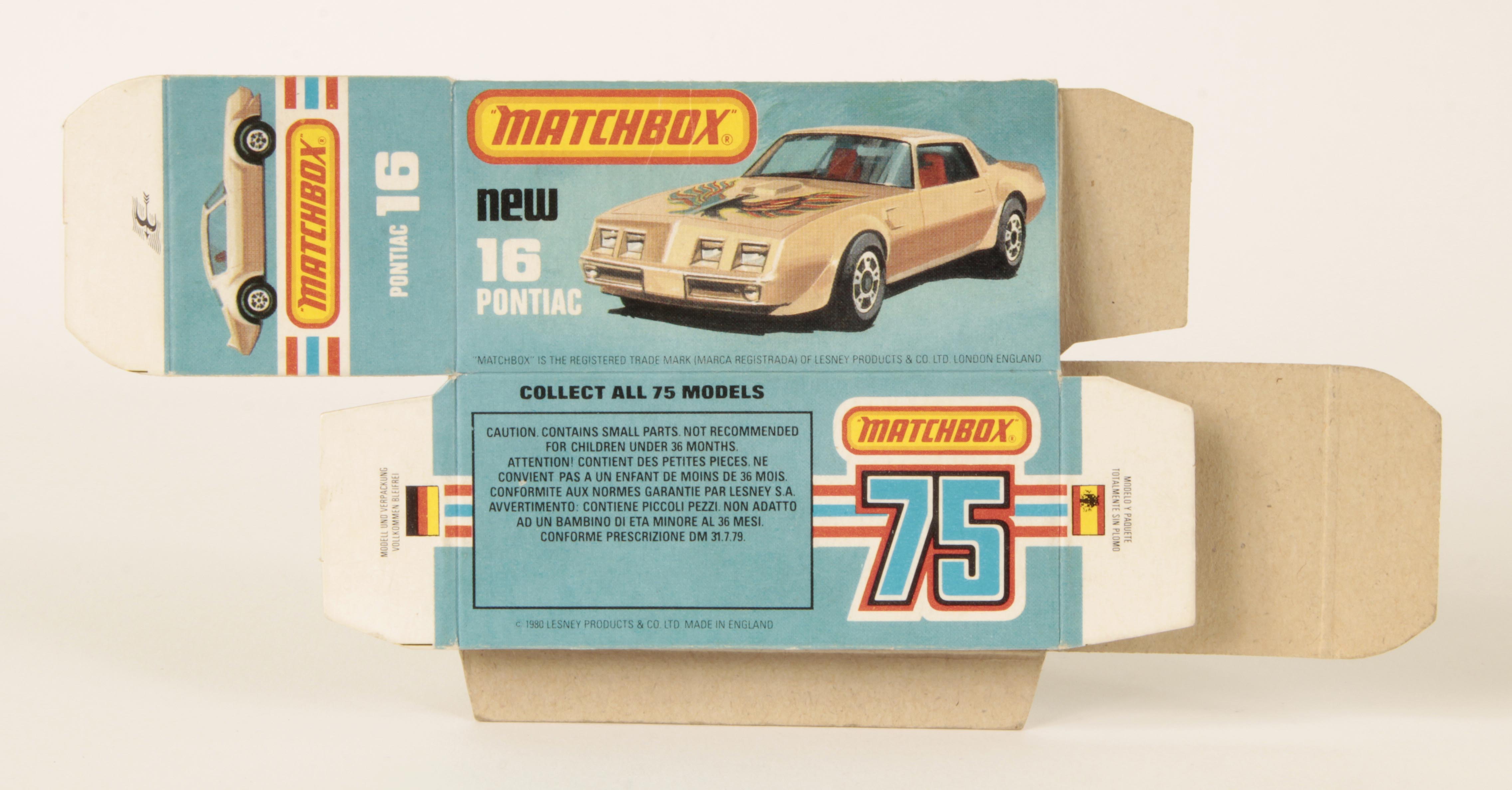 Lot 377 - Matchbox Superfast Bowater's Printers Proof