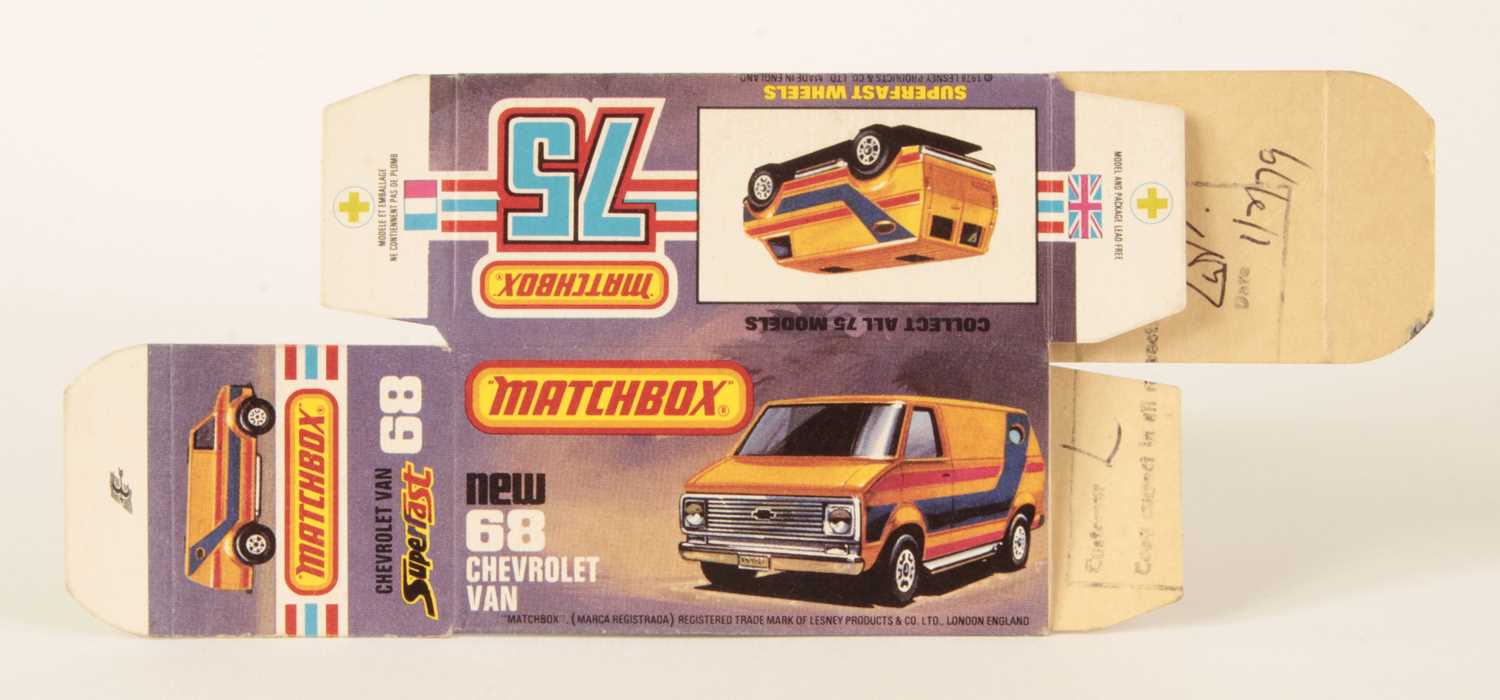 Lot 386 - Matchbox Superfast Bowater's Printers Proof
