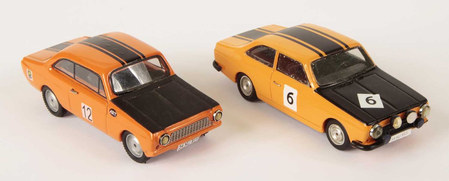 Lot 651 - Pair of Otosan Anadol Rally Car Resin Models