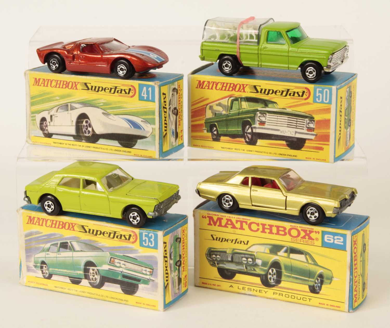Lot 589 - Matchbox Superfast Group of 4 x Early 1970's