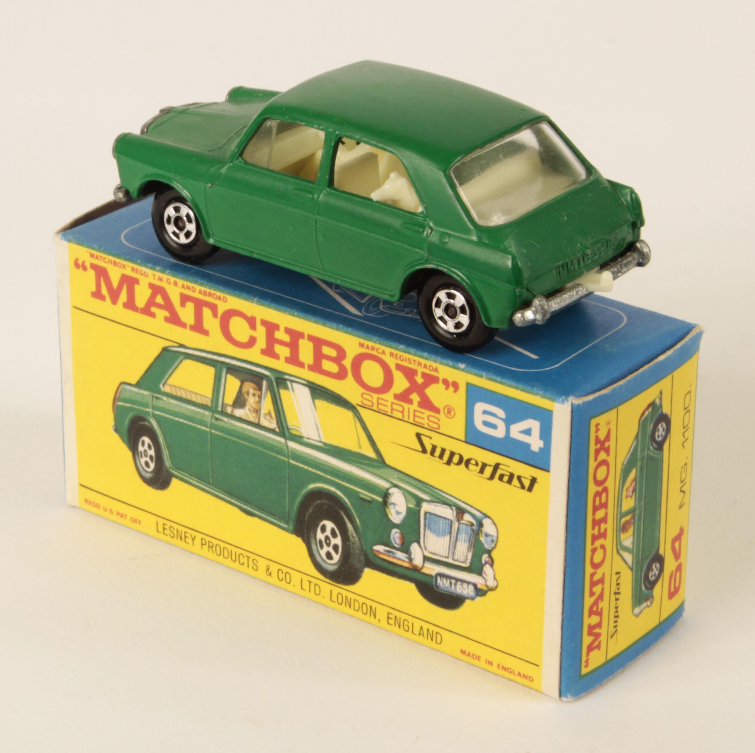Lot 595 - Matchbox Superfast 64a MG 1100 - RARE GREEN