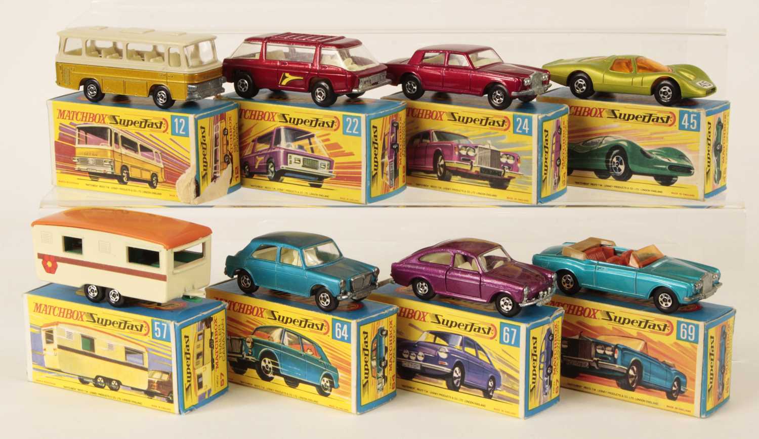Lot 607 - Matchbox Superfast Group of 8 x Early 1970's