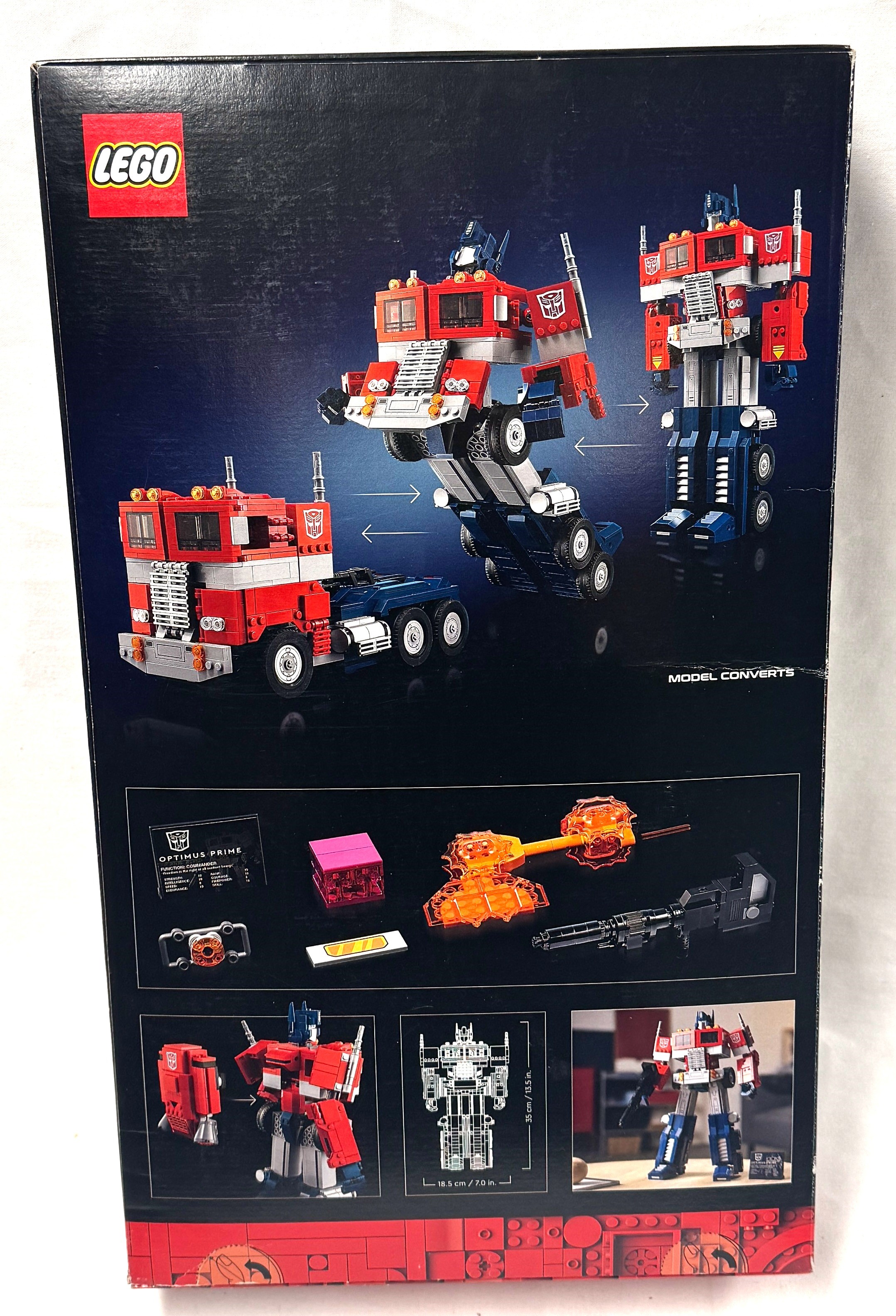 Lot 374 - Lego Transformers Set number 10302 Optimus