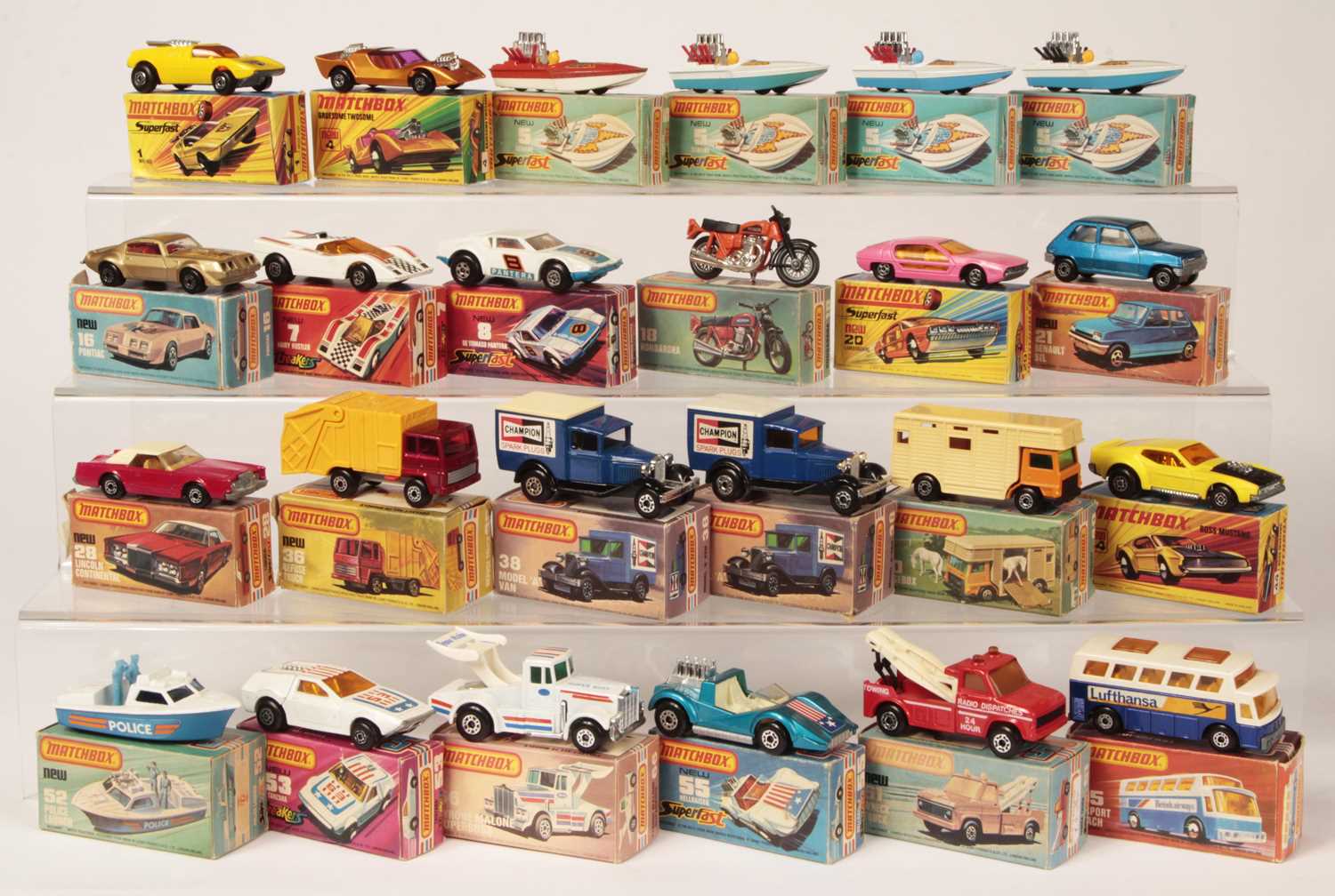 Lot 1 - Matchbox Superfast Large Group of 24 x 1970's
