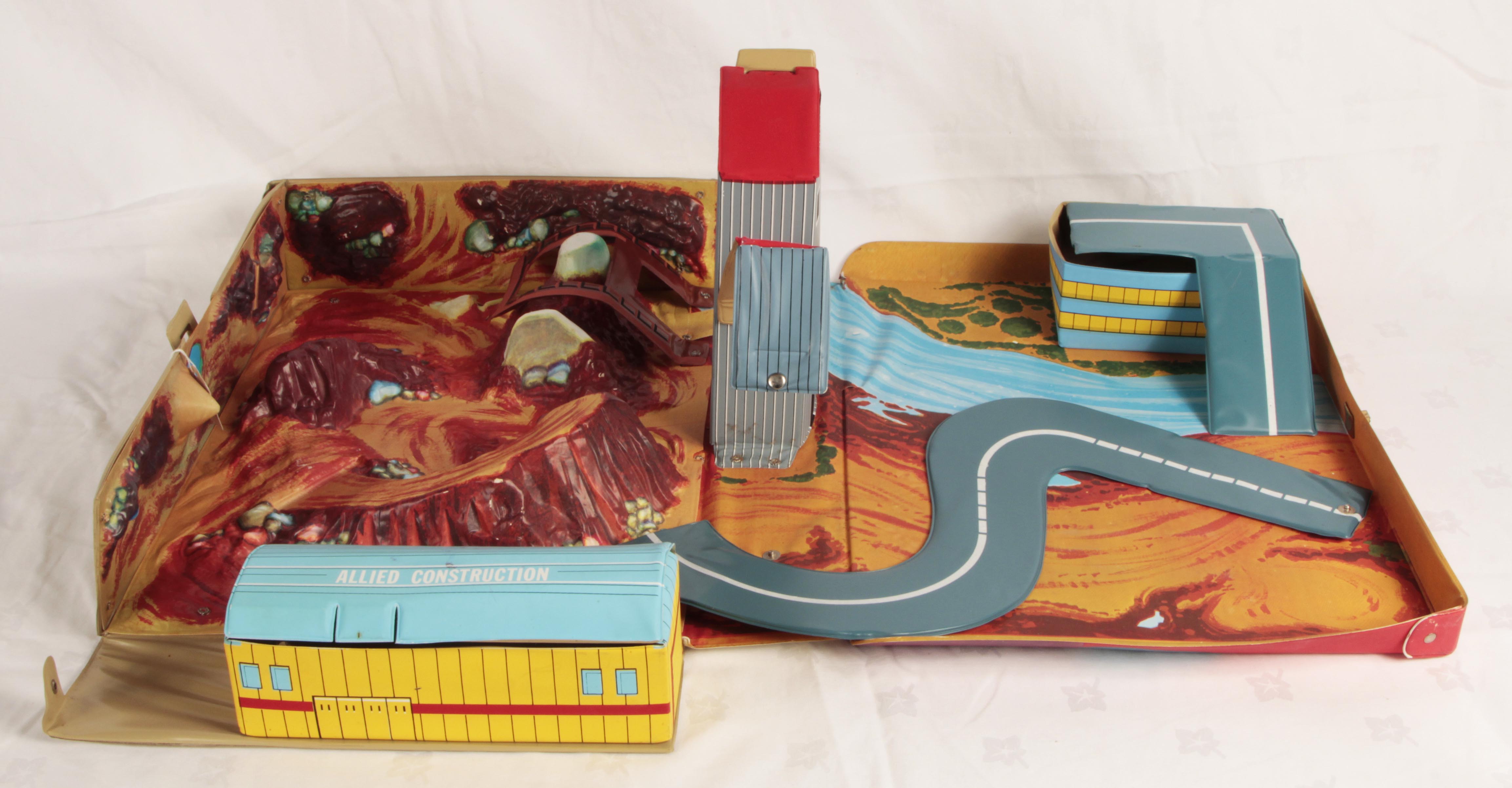 Lot 649 - Matchbox King Size Construction Site Play