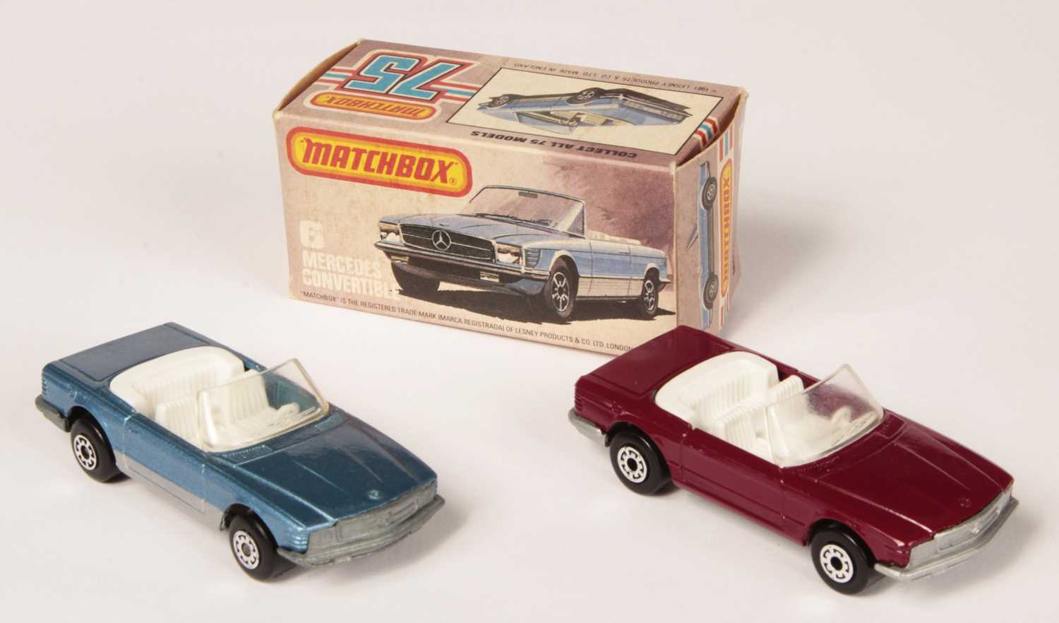 Lot 46 - Matchbox Superfast 2 x Mercedes 350SL