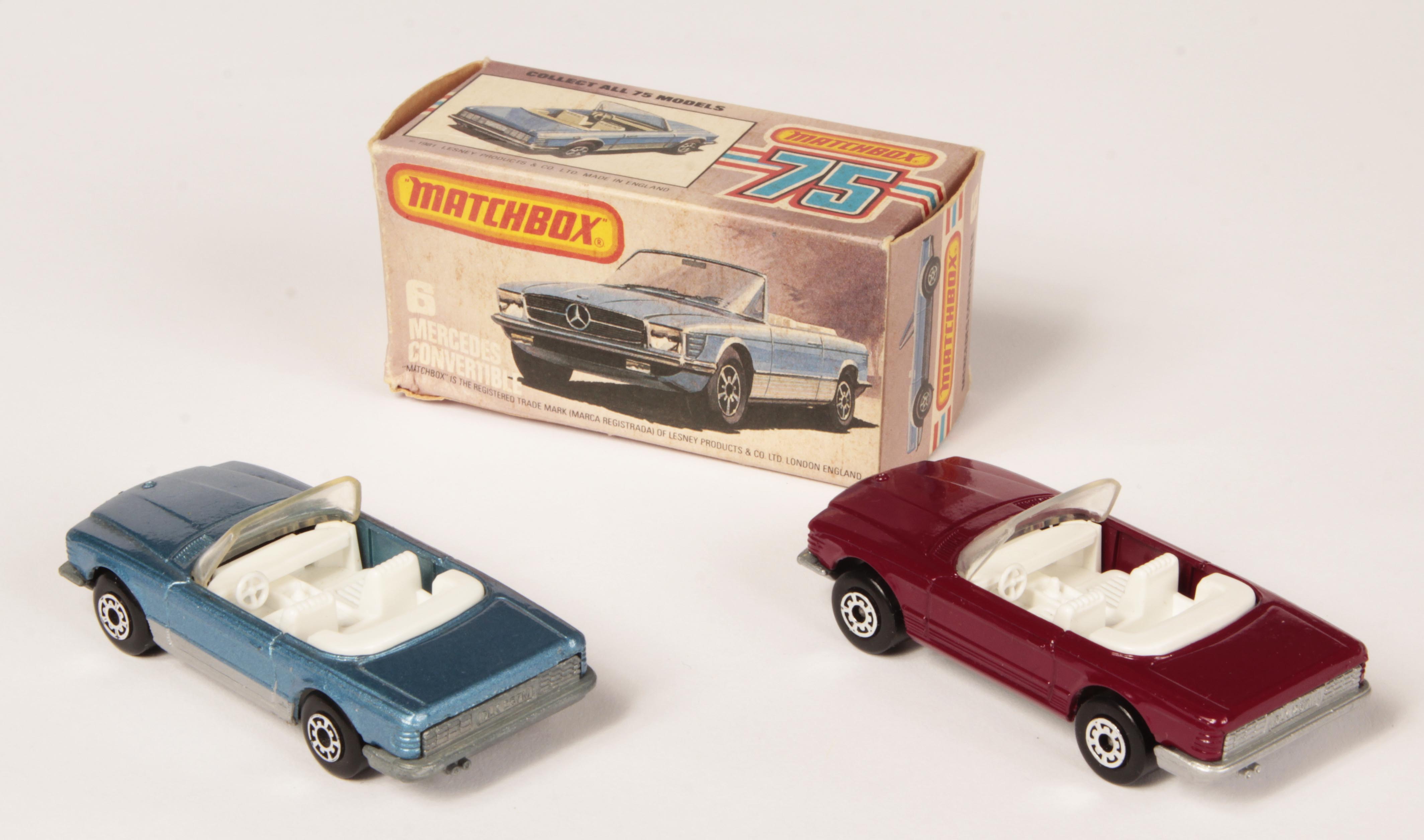 Lot 46 - Matchbox Superfast 2 x Mercedes 350SL