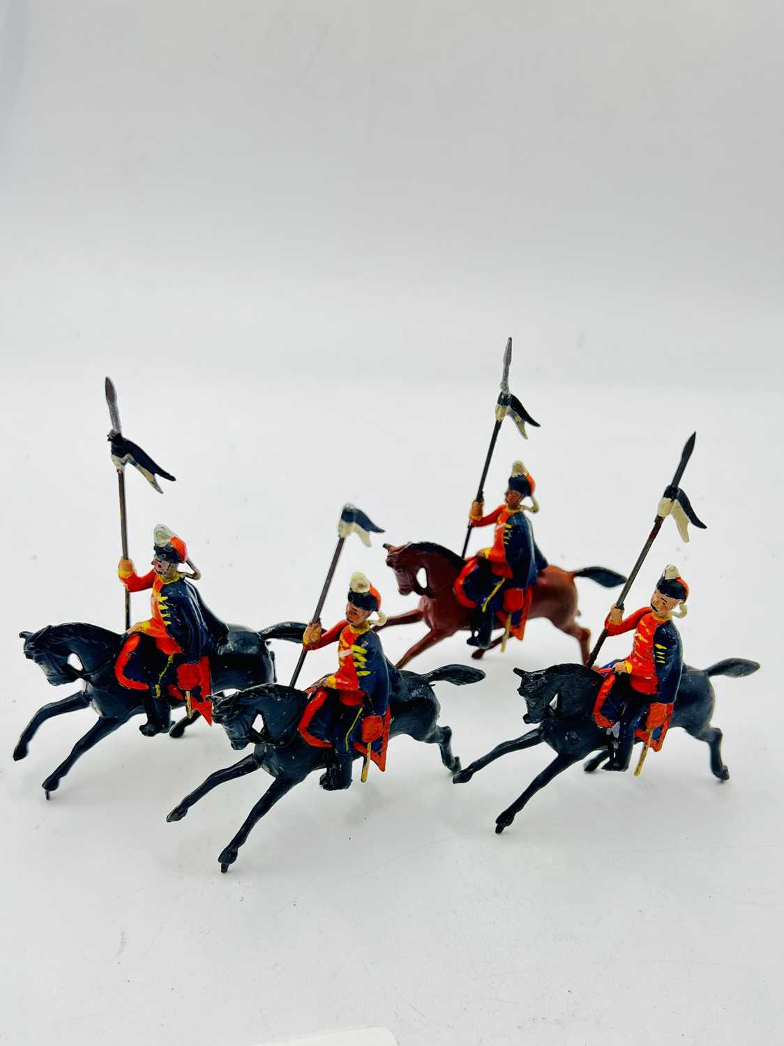 Lot 195 - Britains - From Set 153 - Prussian Hussars
