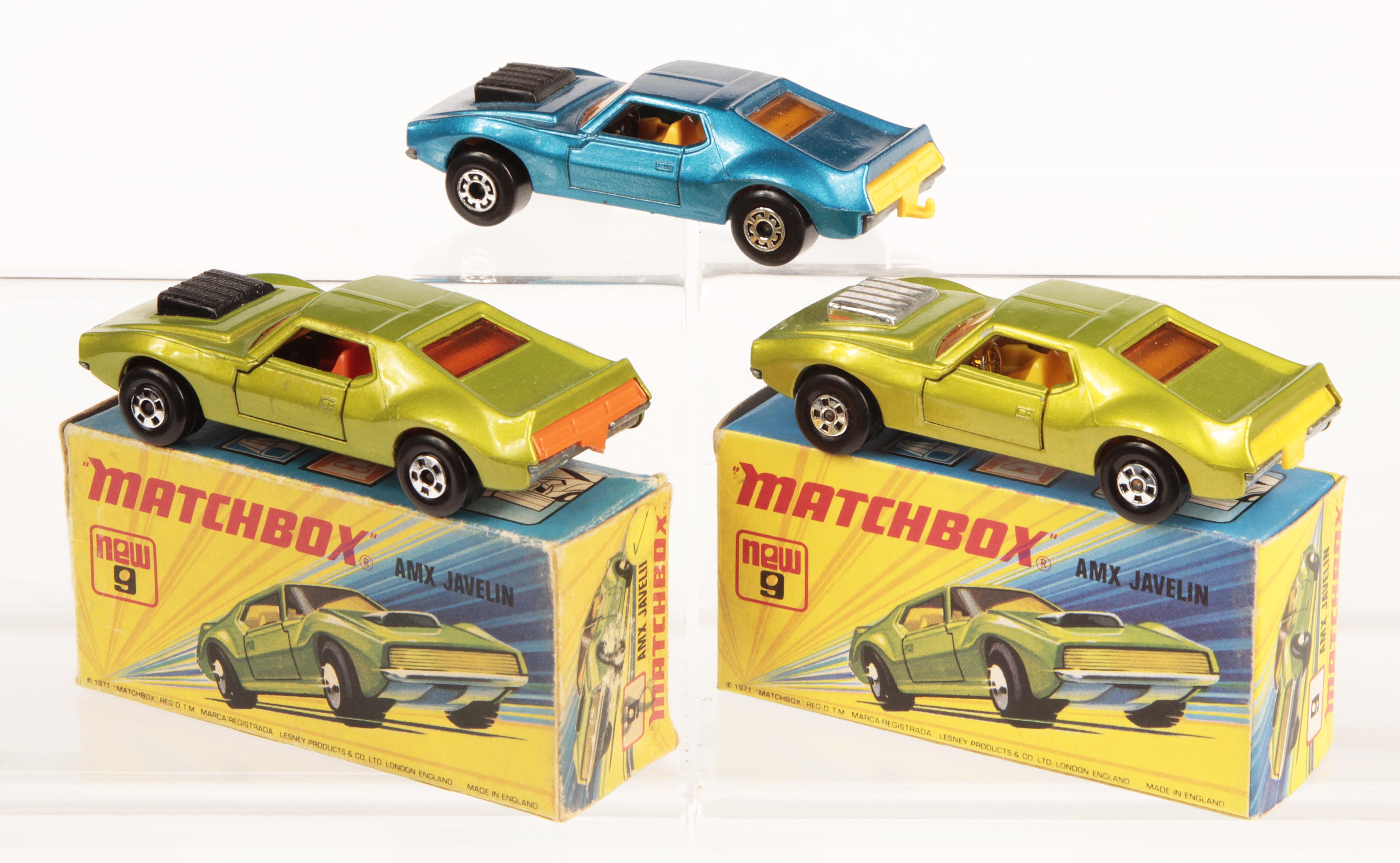 Lot 57 - Matchbox Superfast 3 x 9b AMX Javelin