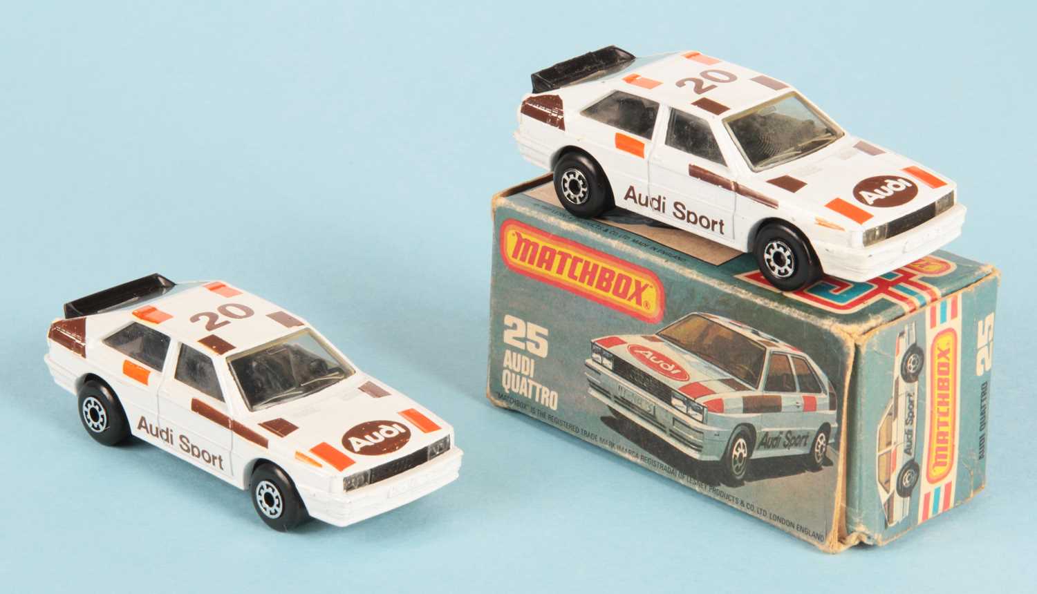 Lot 132 - Matchbox Superfast 2 x 25d Audi Quattro