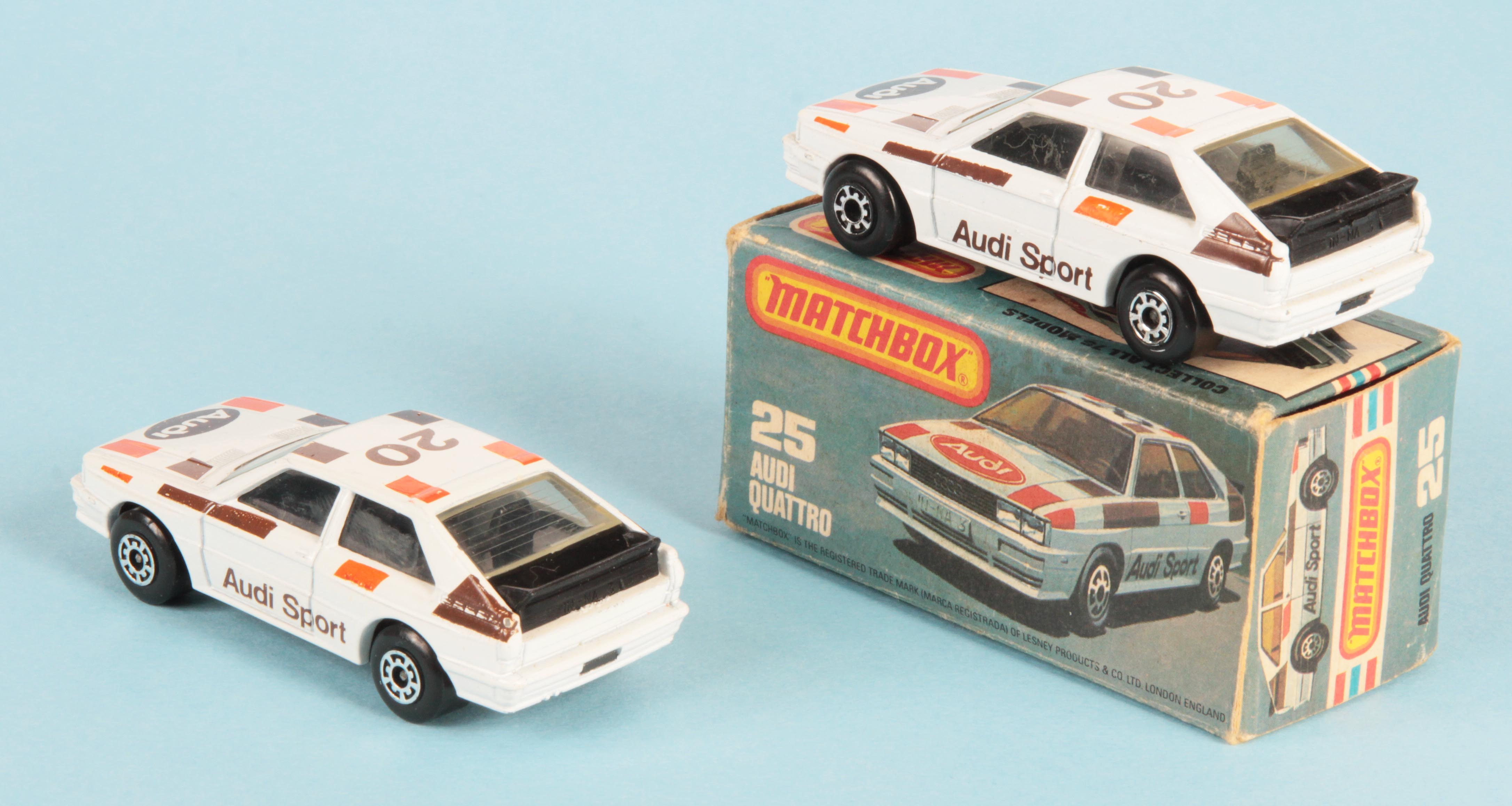 Lot 132 - Matchbox Superfast 2 x 25d Audi Quattro
