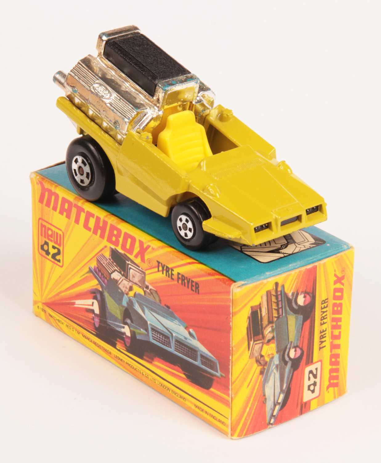 Lot 177 - Matchbox Superfast No.42b Tyre Fryer FACTORY