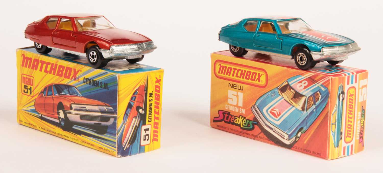 Lot 202 - Matchbox Superfast 2 x 51b Citroen SM HARD
