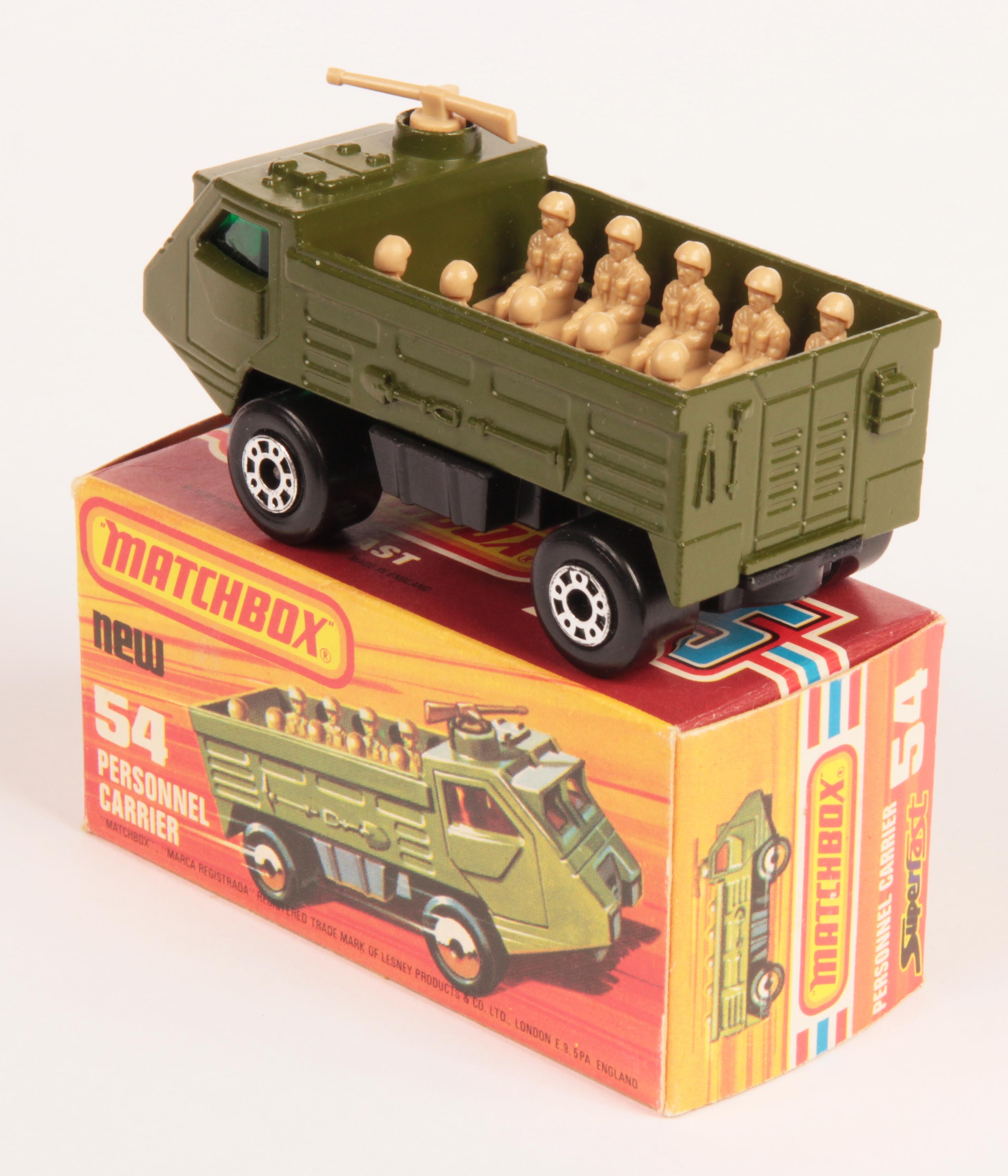Lot 210 - Matchbox Superfast 54c Army Personnel