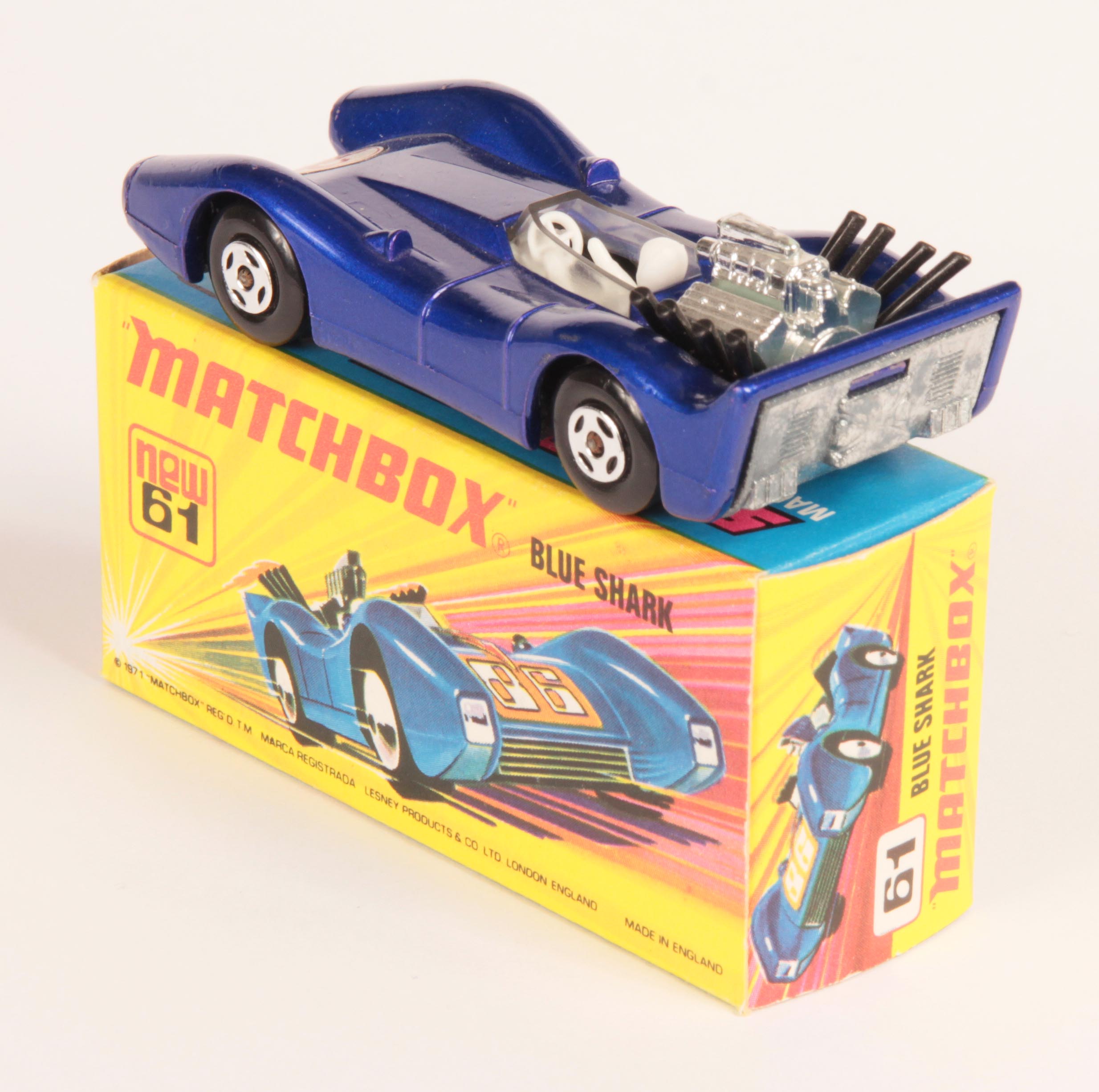 Lot 235 - Matchbox Superfast 61a Blue Shark WITH