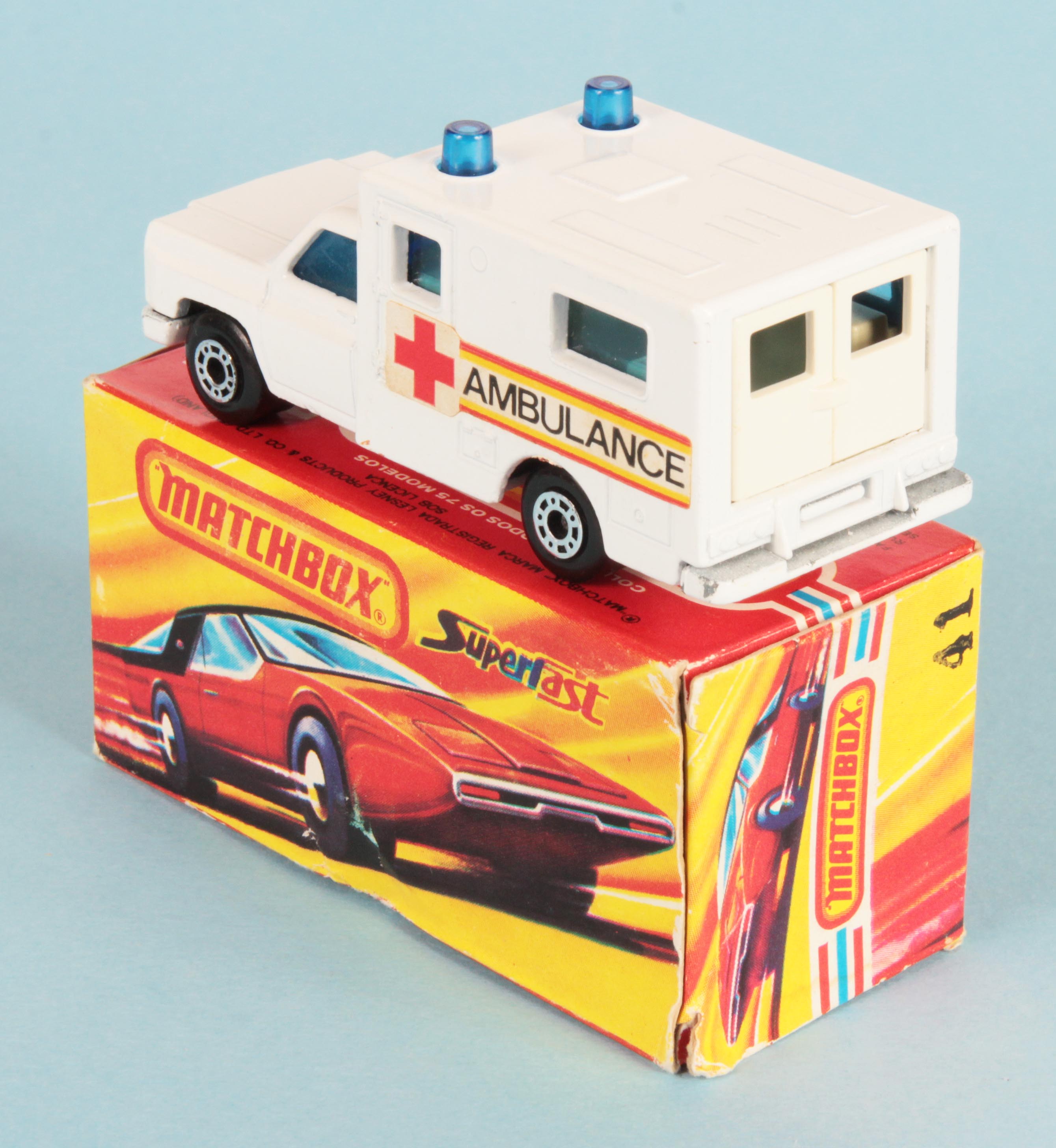 Lot 323 - Matchbox Superfast 41c Ambulance Made in