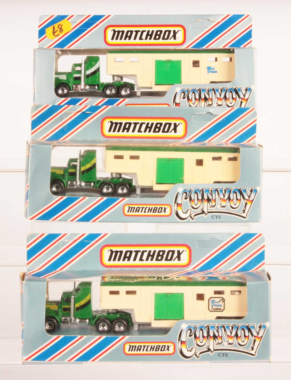 Lot 472 - Matchbox Superfast Convoy 3 x CY6 Kenworth