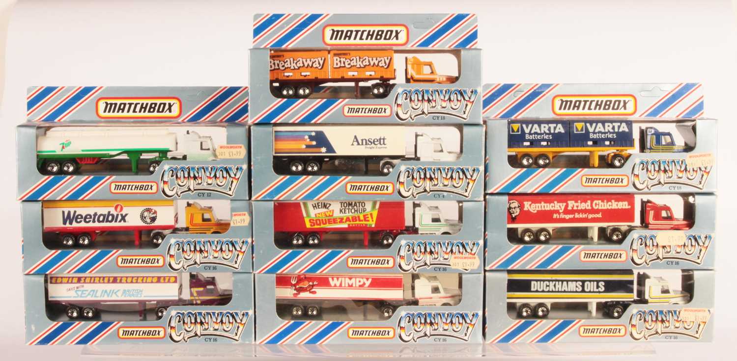 Lot 470 - Matchbox Superfast Convoy Group of 10 x Made