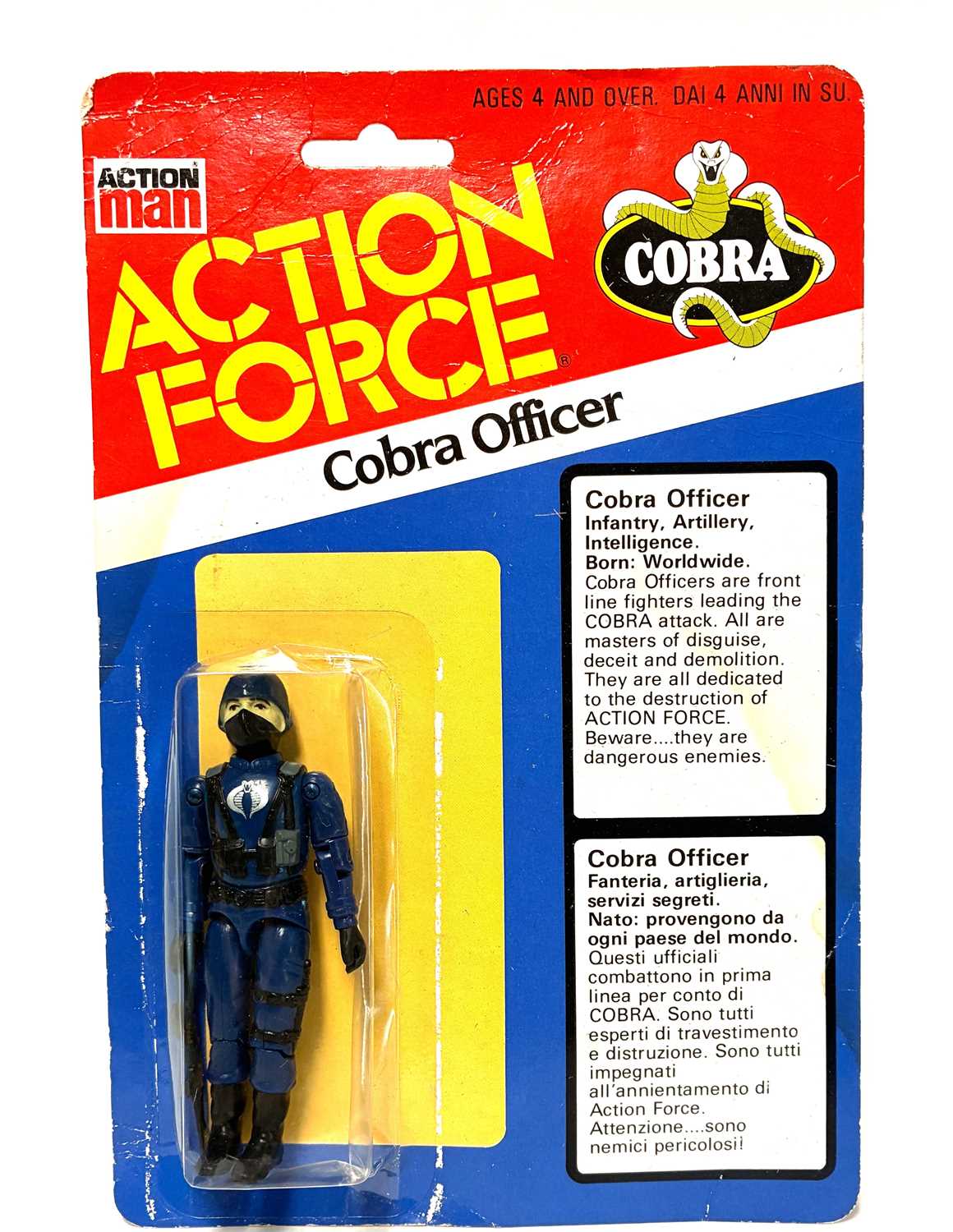 Lot 347 - Palitoy Action Force Cobra Officer 3 3/4"